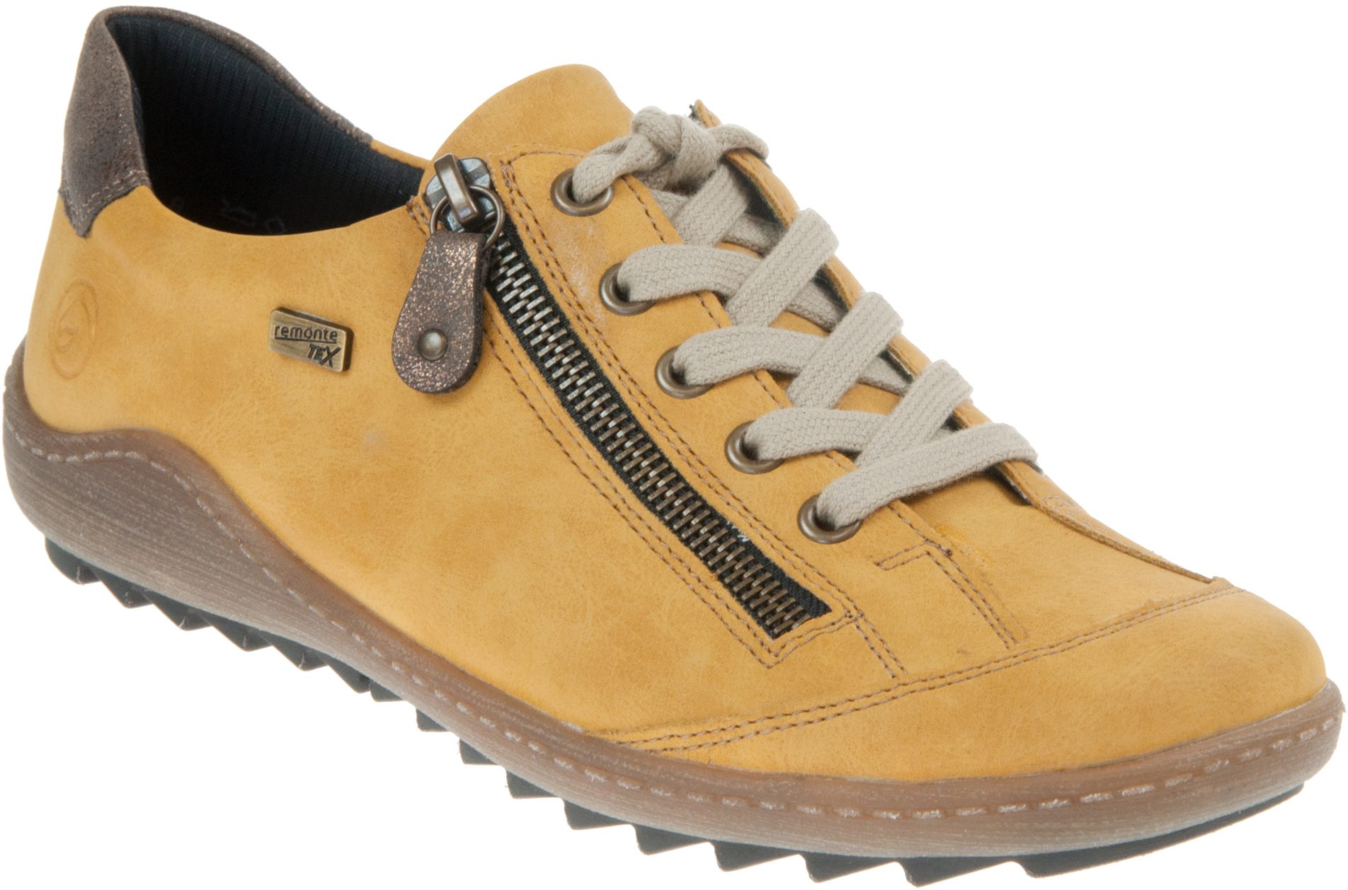 Remonte Liv Shoe Yellow Combi R1402-69 - Everyday Shoes - Humphries Shoes