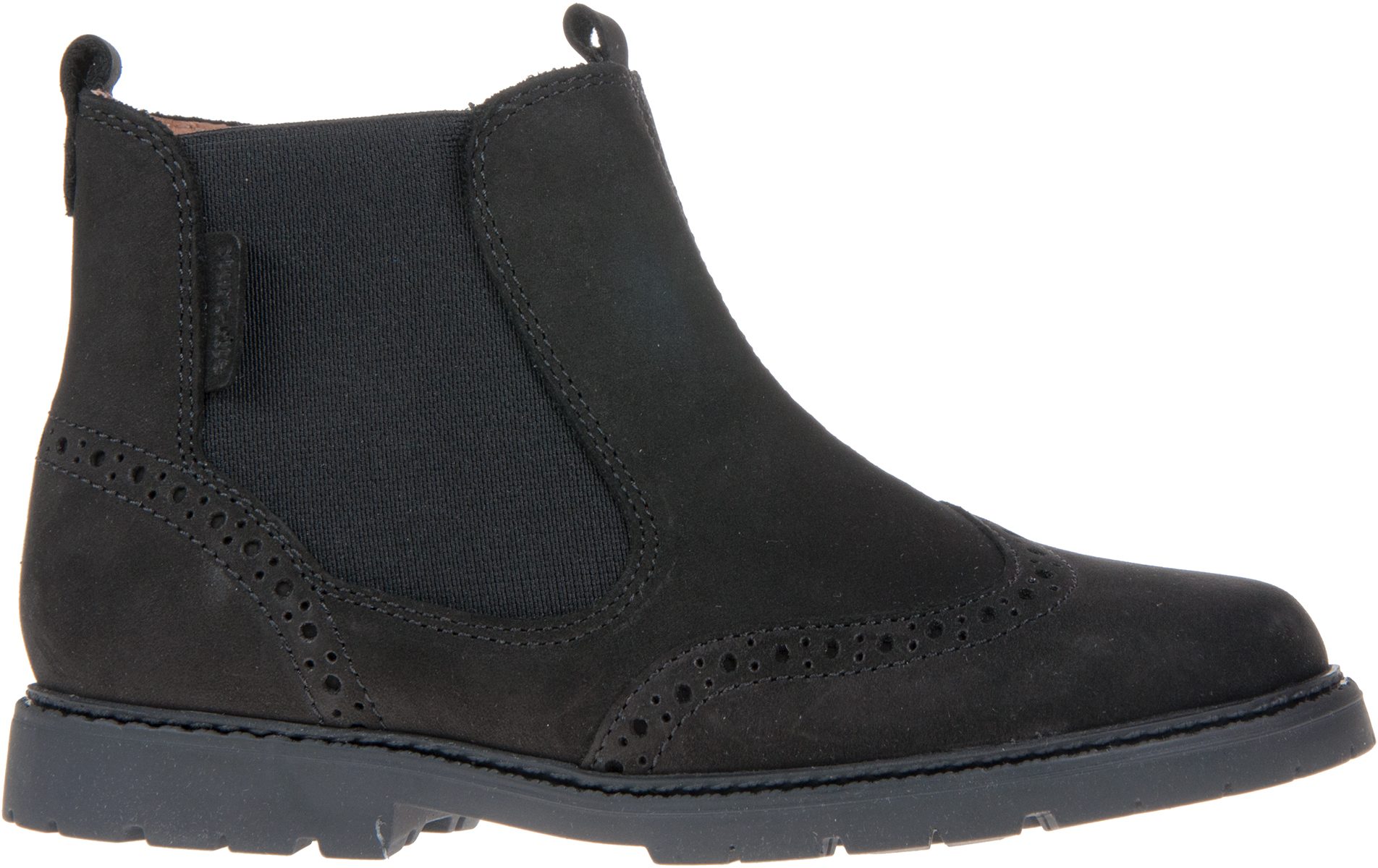 Start-Rite Digby Black Waxy Leather 1272_7 - Boys Boots - Humphries Shoes