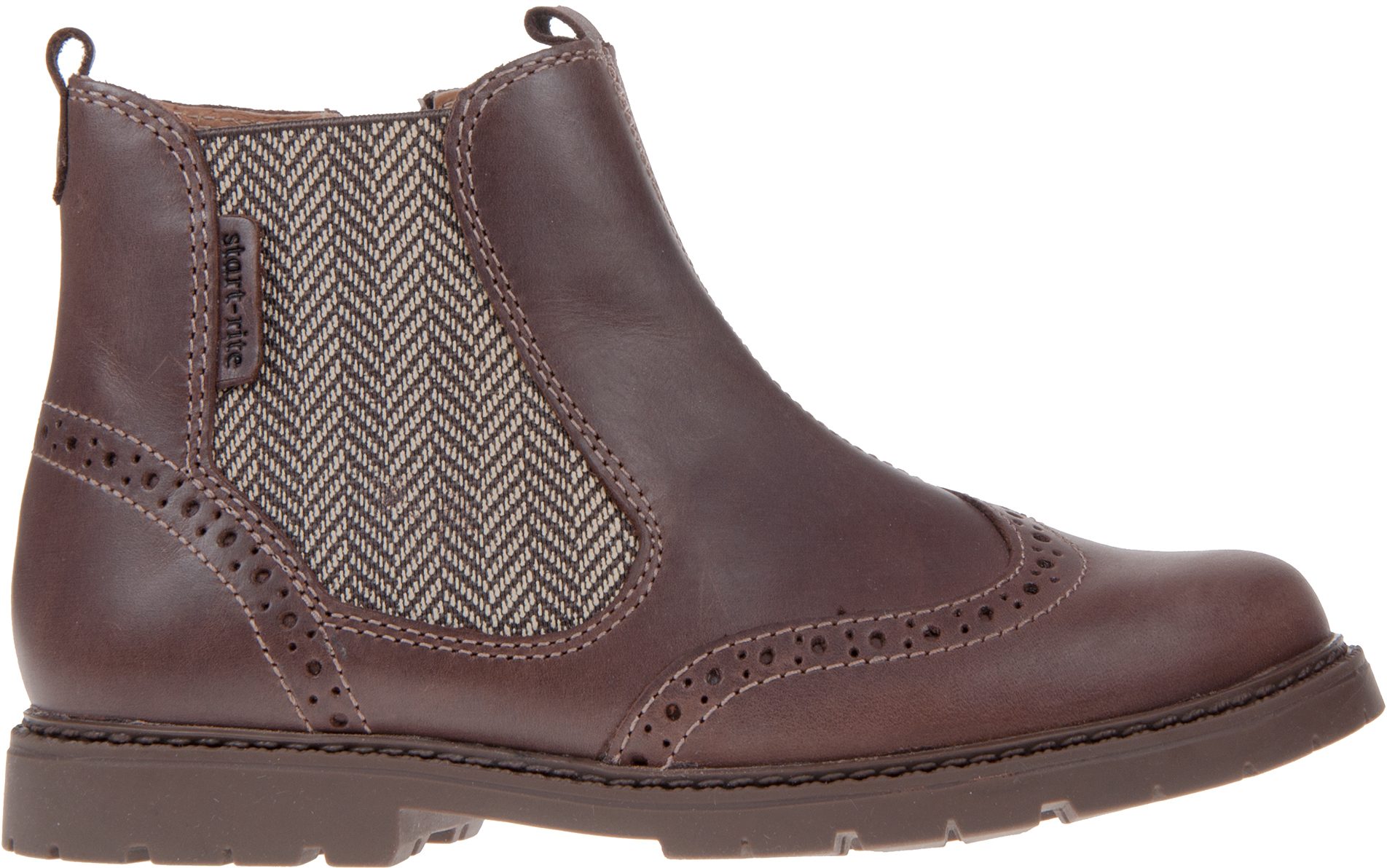 Start-Rite Digby Brown Leather 1272_5 - Boys Boots - Humphries Shoes