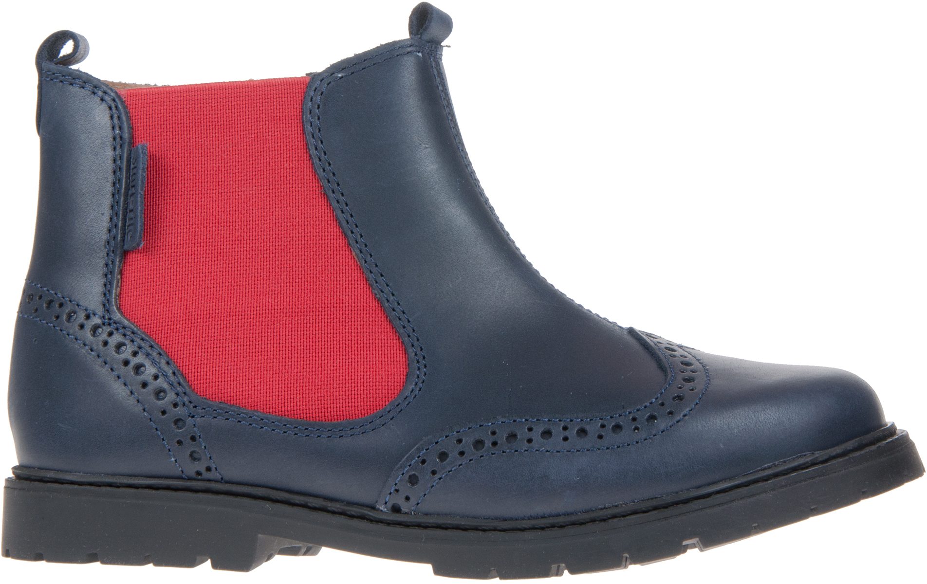 Start-Rite Digby Navy Leather 1272_9 - Boys Boots - Humphries Shoes
