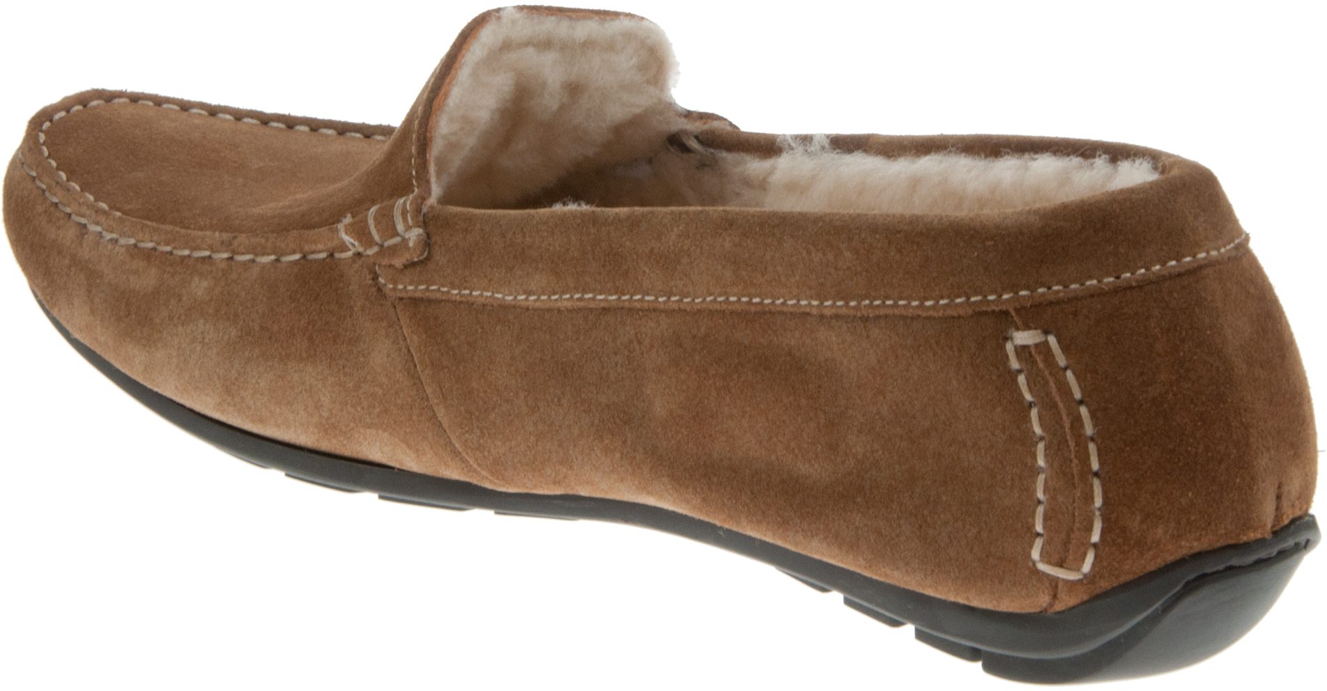 Loake Guards Tan Suede - Full Slippers - Humphries Shoes