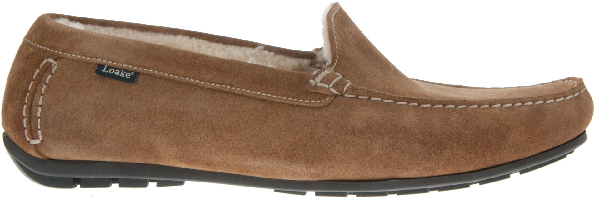 Loake Guards Tan Suede - Full Slippers - Humphries Shoes