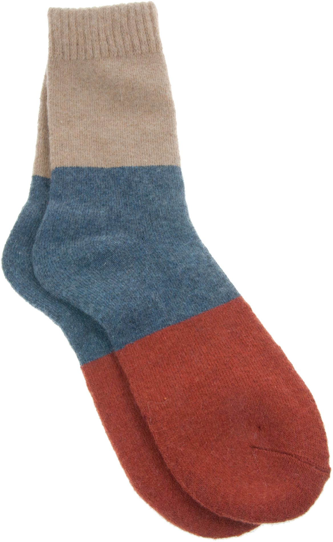 Jess & Lou Jasper 3 Sand / Blue / Red JS801 S - Socks - Humphries Shoes