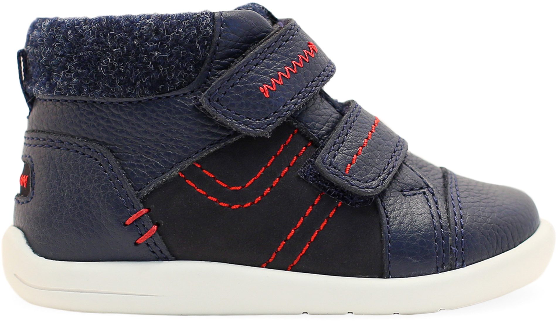 Start-Rite Adventure Navy Leather 0791_9 - Boys Boots - Humphries Shoes