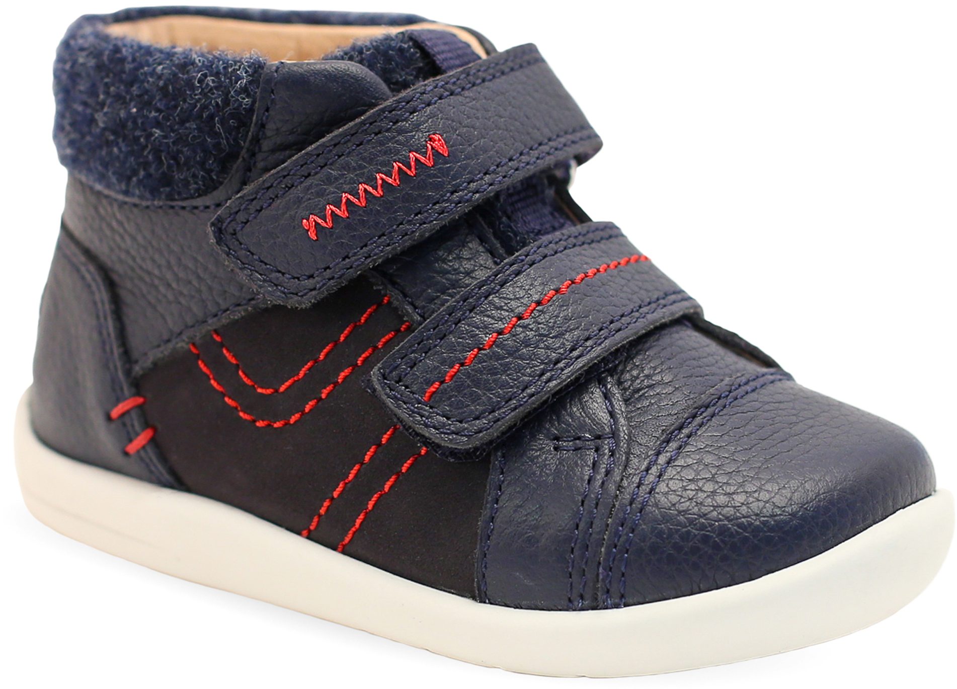 Start-Rite Adventure Navy Leather 0791_9 - Boys Boots - Humphries Shoes