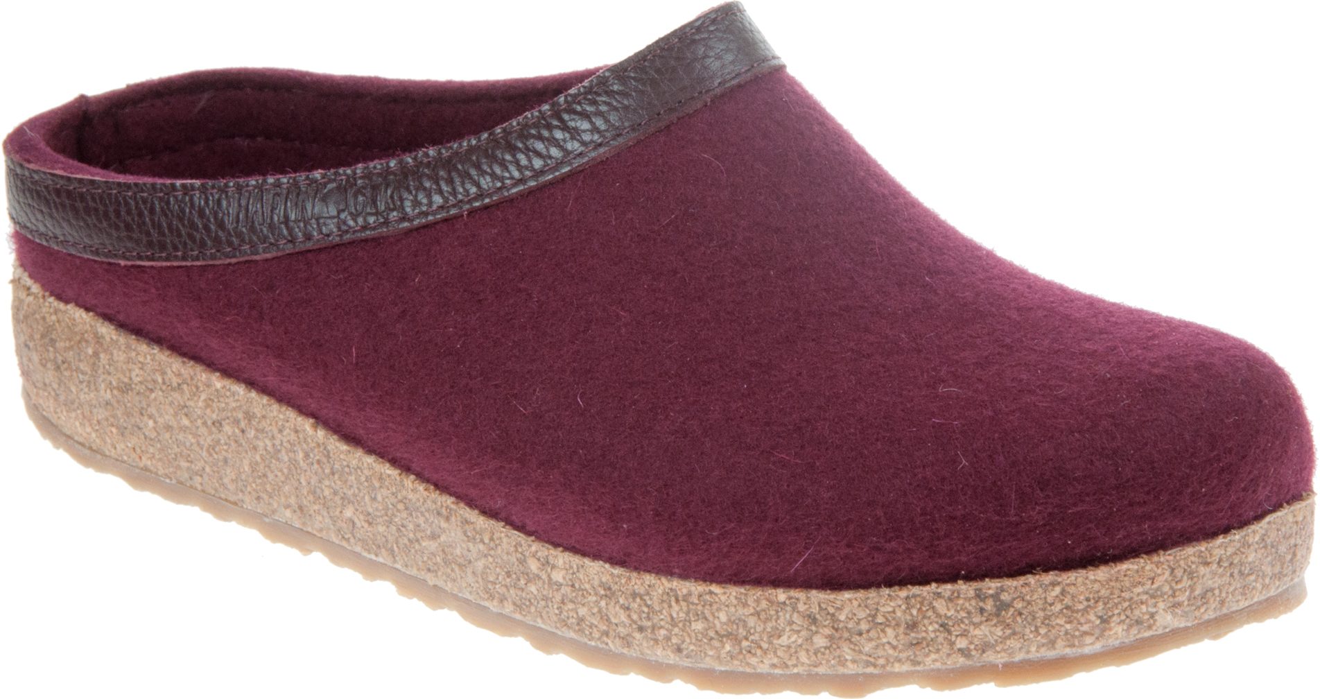 Haflinger Grizzly Torben Bordeaux 713001 0 309 - Mule Slippers ...