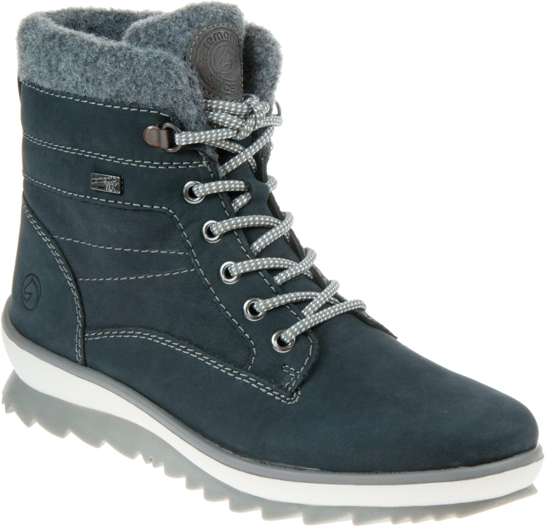 Remonte Hella Blue Combi R8477-14 - Ankle Boots - Humphries Shoes