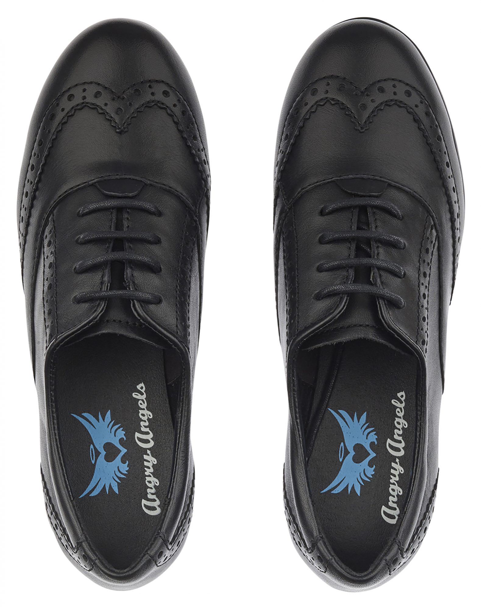 Start-Rite Angry Angels Matilda Black Leather 7332_7 - Girls School ...