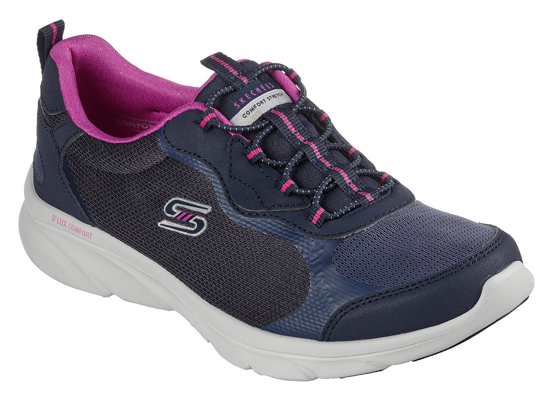 Skechers Relaxed Fit: D'Lux Comfort - Bliss Galore Navy / Purple 104336 ...