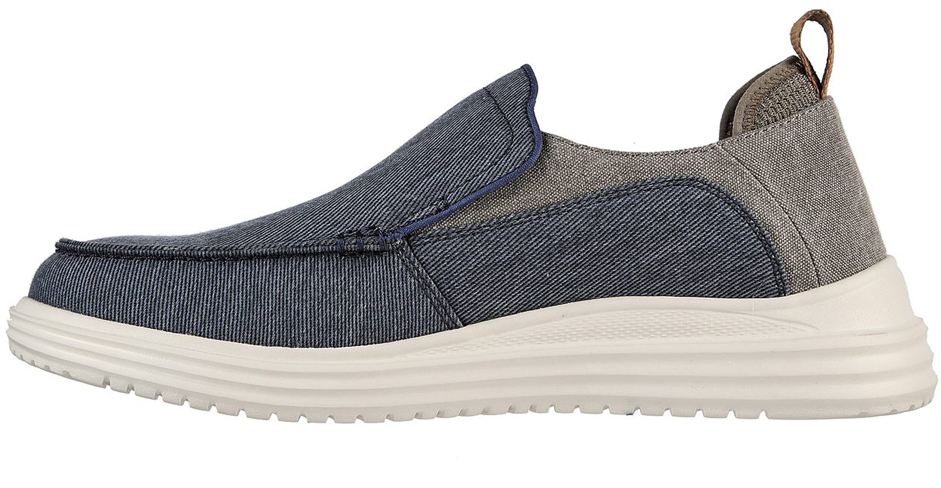 Skechers Proven - Evers Navy / Brown 204472 NVBR - Casual Shoes - Humphries Shoes