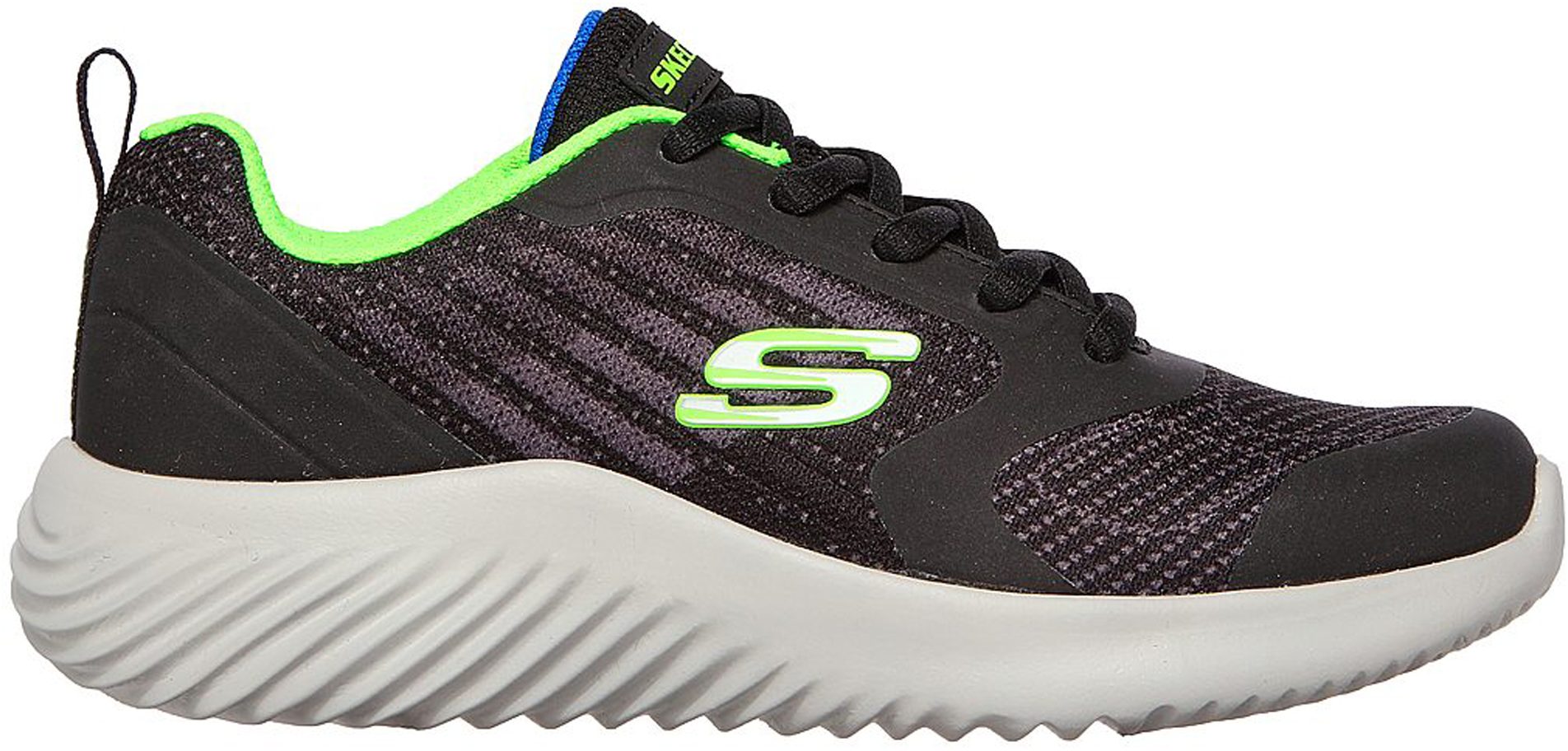 Skechers Bounder - Verkona Black / Lime 403734L BBLM - Boys Trainers ...