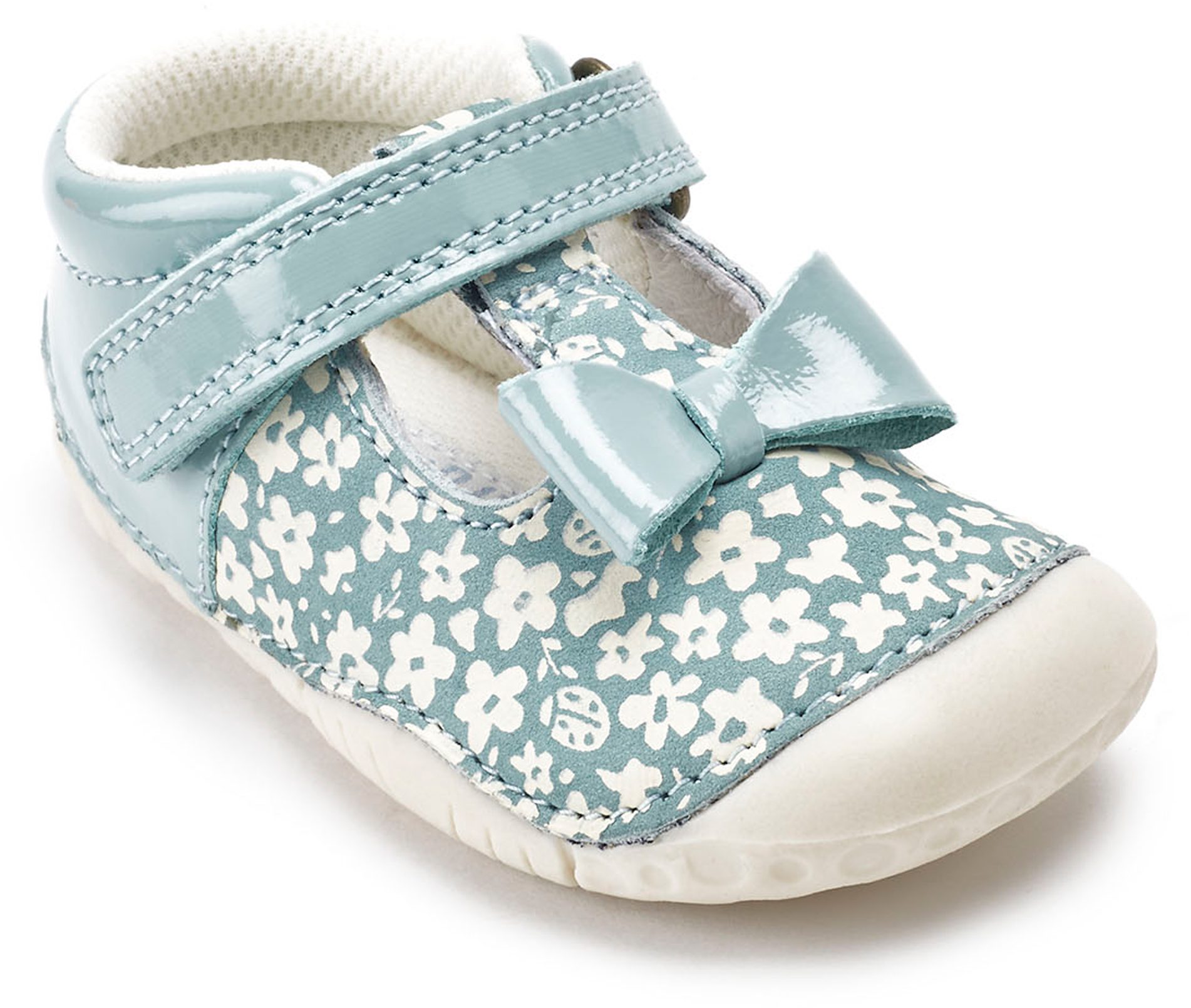 Start-Rite Wiggle Dusty Sage Nubuck / Patent 0765_4 - Girls Shoes ...
