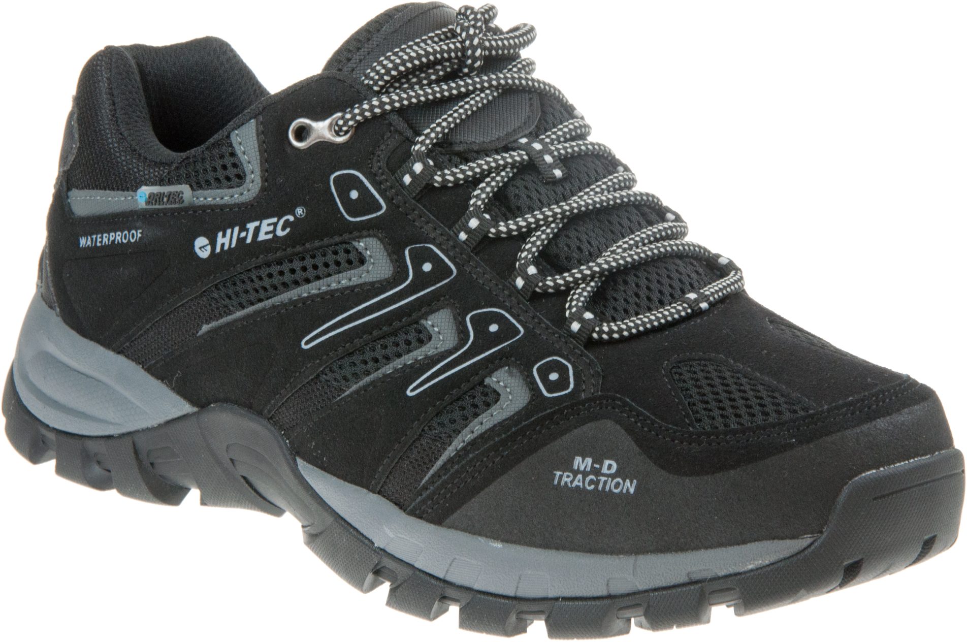 Hi Tec Torca Low Waterproof Mens Black / Grey O010252 021 99 - Casual ...