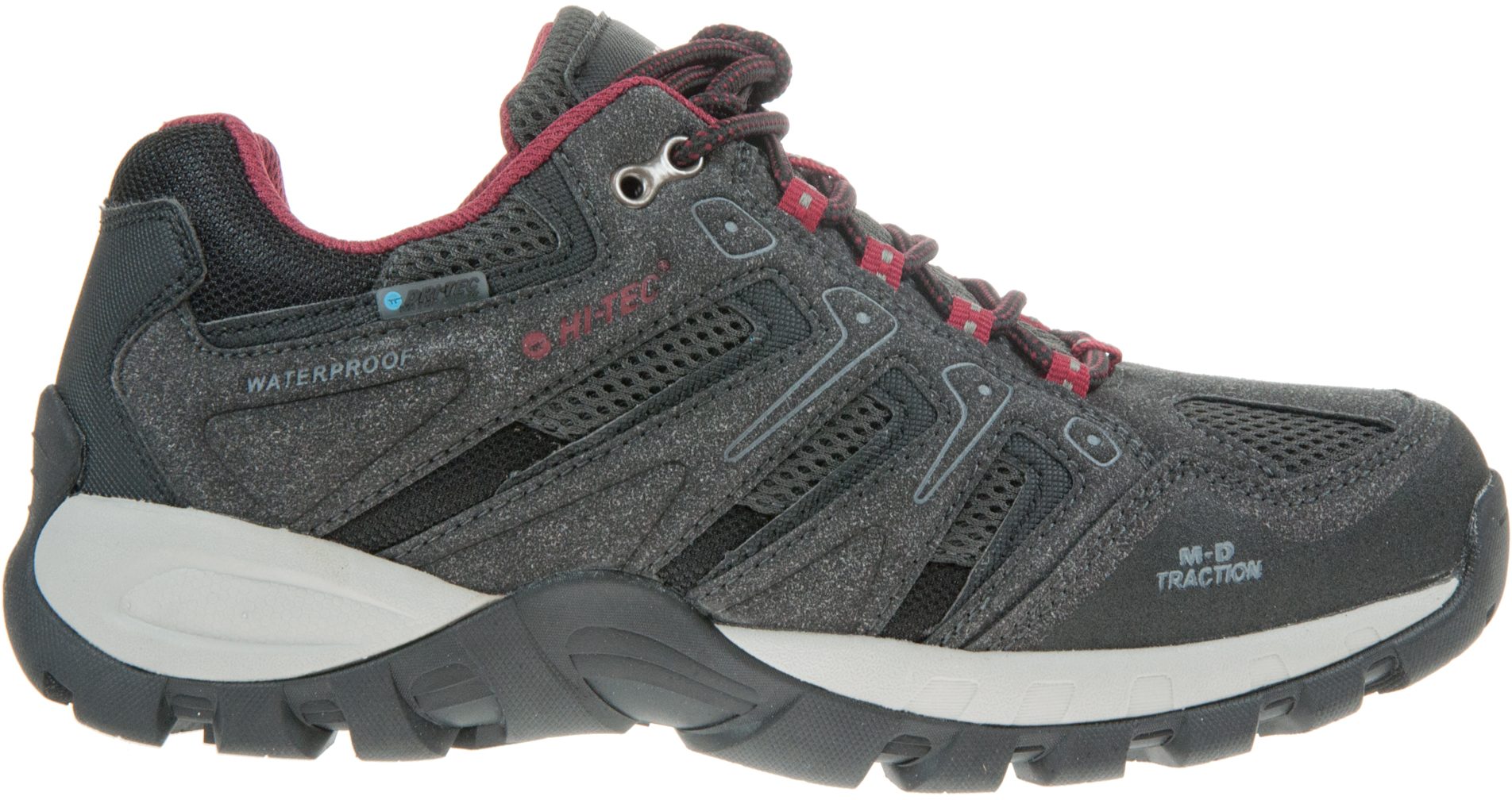 Hi Tec Torca Low Waterproof Womens Charcoal O010253 051 01 - Everyday ...