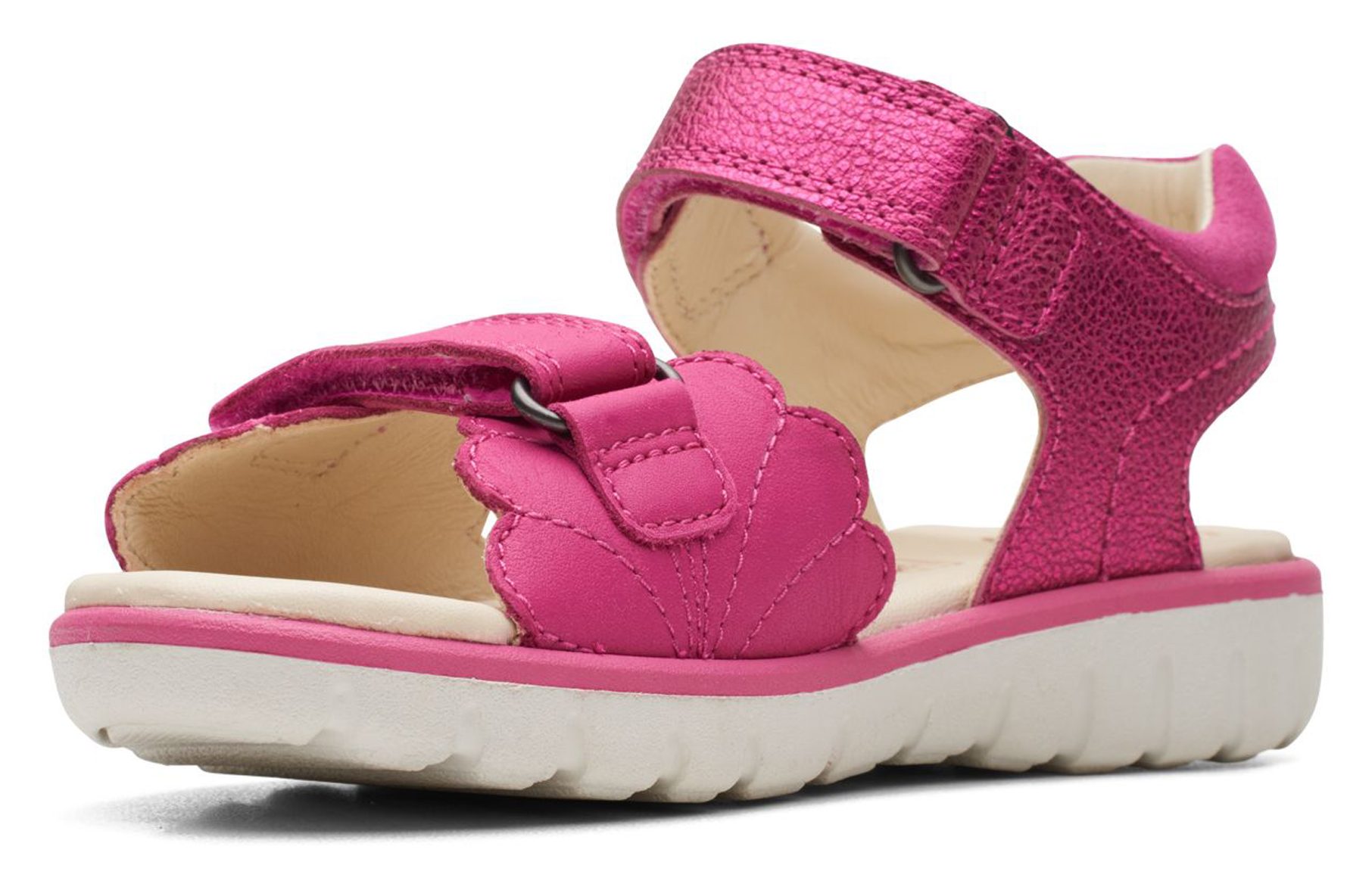 Clarks Roam Wing Kid Pink Leather 26166176 - Girls Sandals - Humphries ...