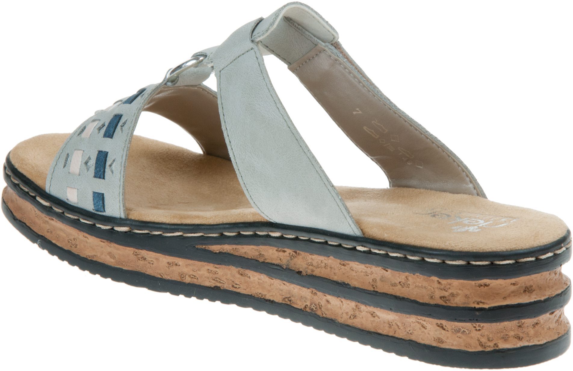 Rieker Regina Grey 62995-42 - Mule Sandals - Humphries Shoes