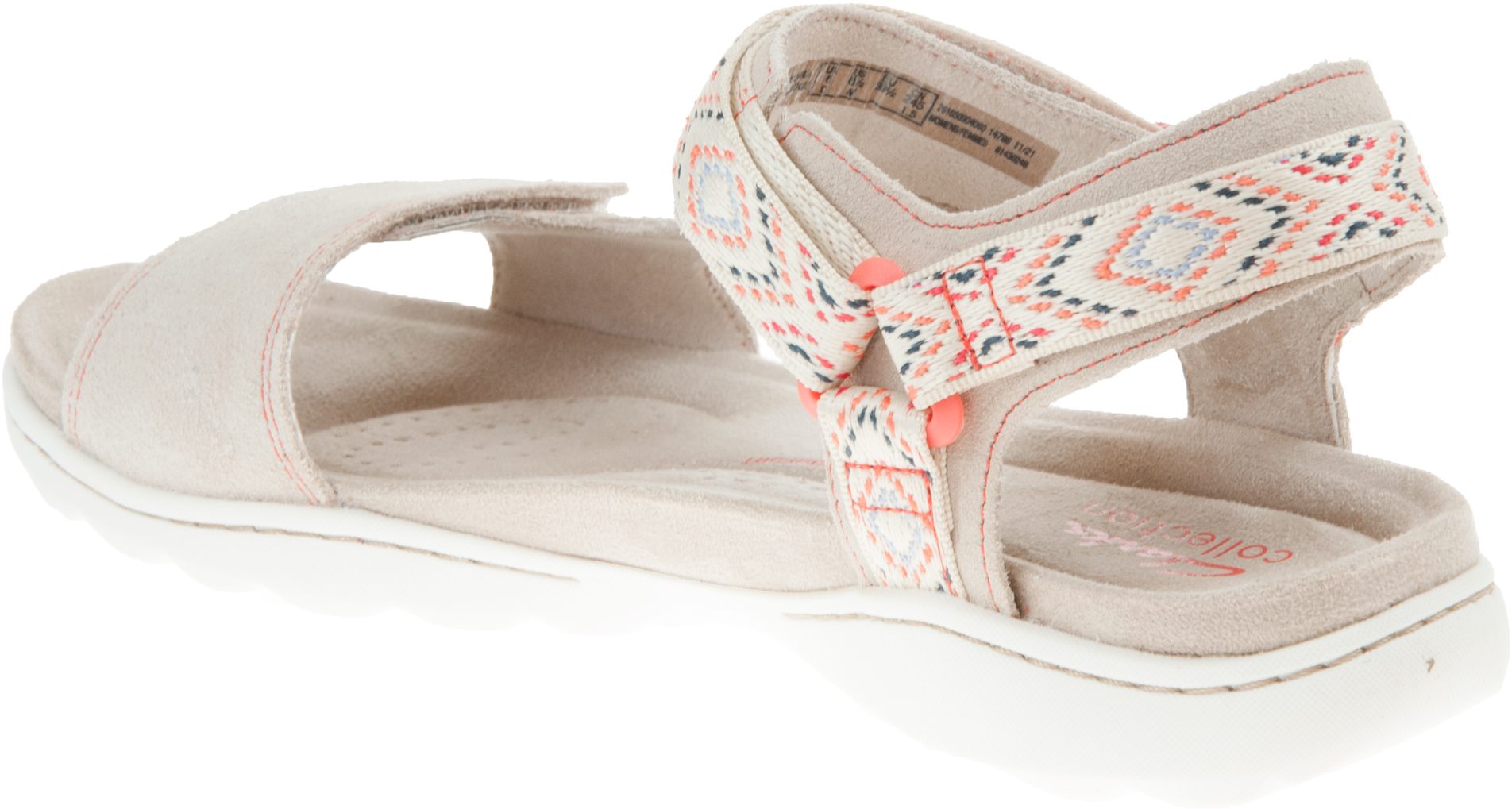 Clarks Amanda Step Sand Suede 26165090 - Full Sandals - Humphries Shoes