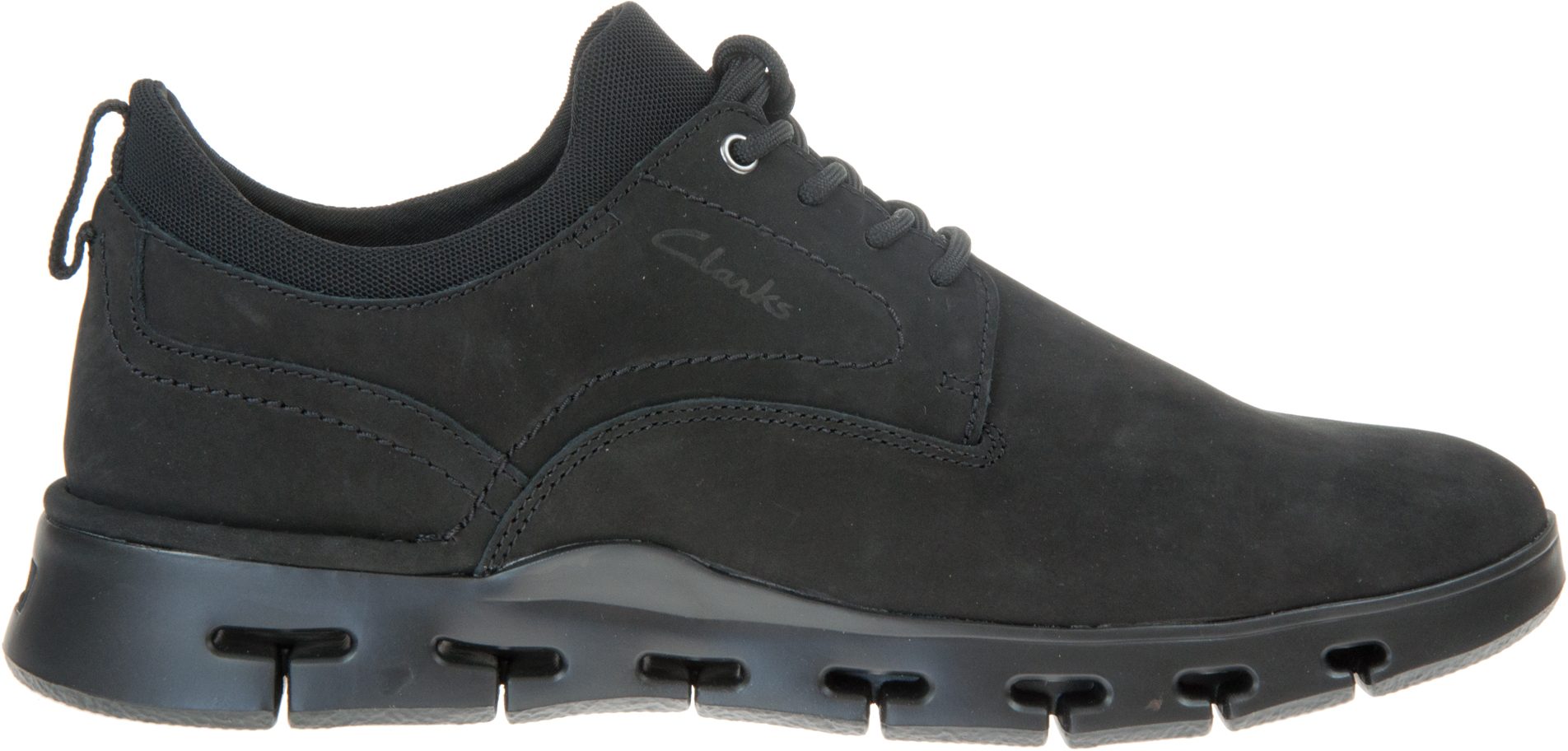 Clarks Nature X Two Black Nubuck 26164933 - Casual Shoes - Humphries Shoes
