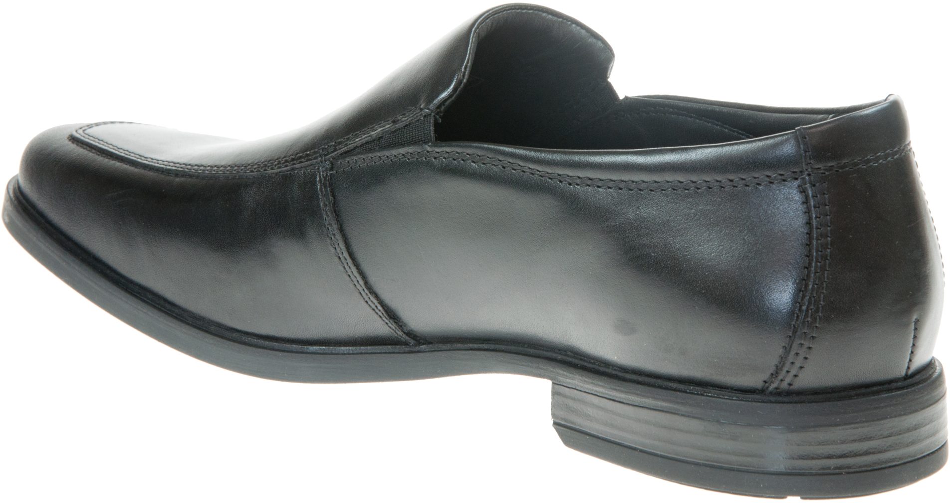 Clarks Howard Edge Black Leather 26162246 - Formal Shoes - Humphries Shoes