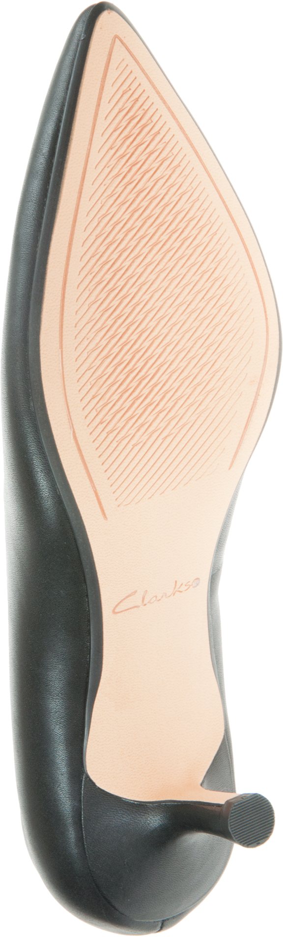 Clarks Violet 55 Court Black Leather 26161533 - Court Shoes - Humphries ...