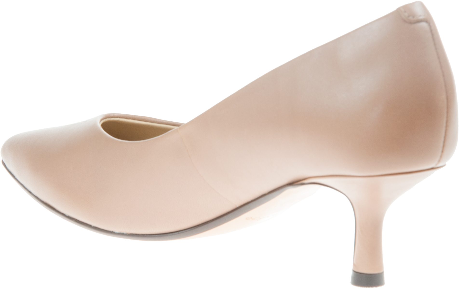 Clarks Violet 55 Court Praline Leather 26161314 - Court Shoes ...