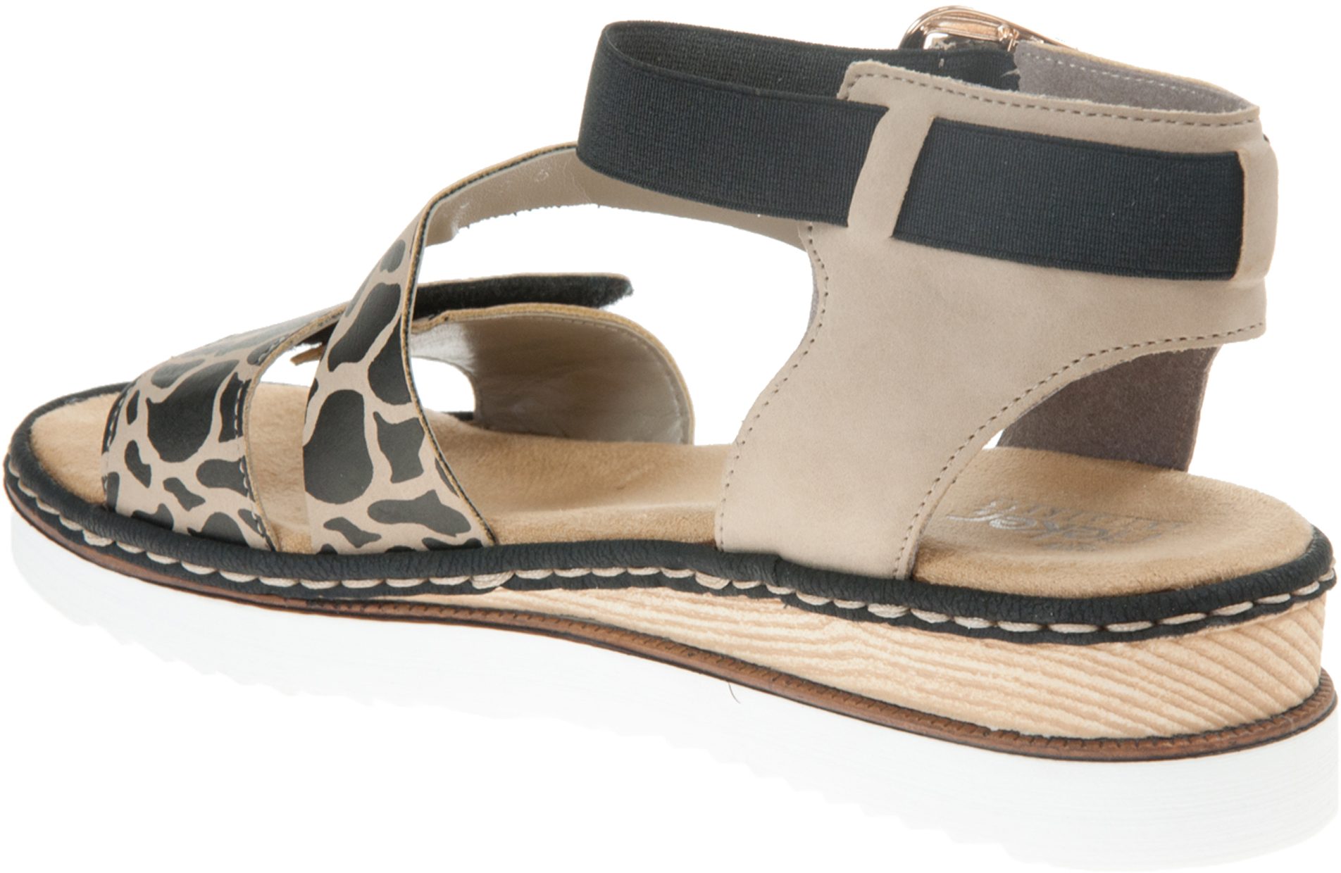 Rieker Regina Leopard 67958-26 - Full Sandals - Humphries Shoes