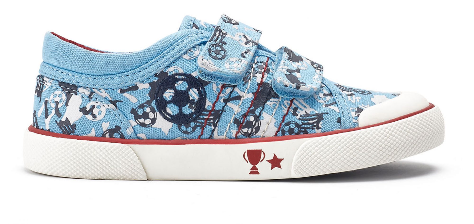 Start-Rite Kickabout Blue Football Canvas 6200_2 - Boys Canvas Styles ...