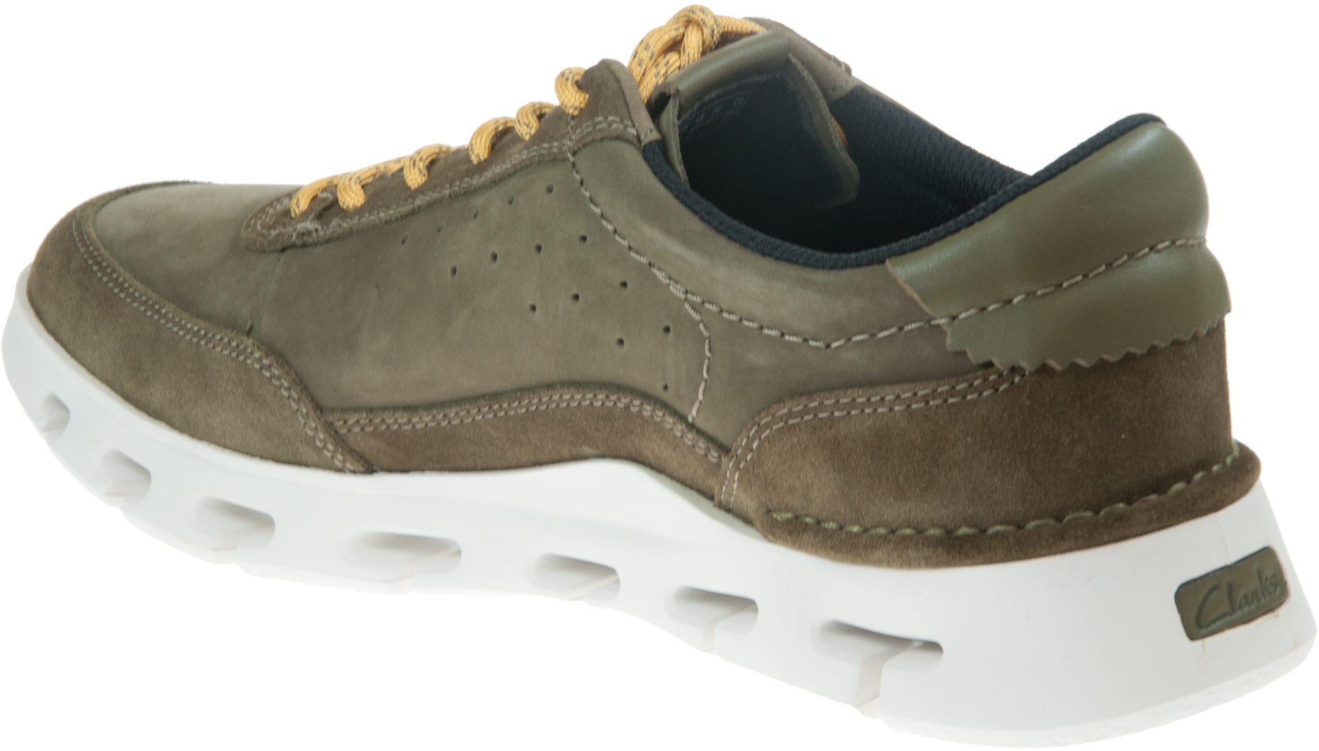 Clarks Nature X One Dark Olive Comb 26164775 - Casual Shoes - Humphries ...