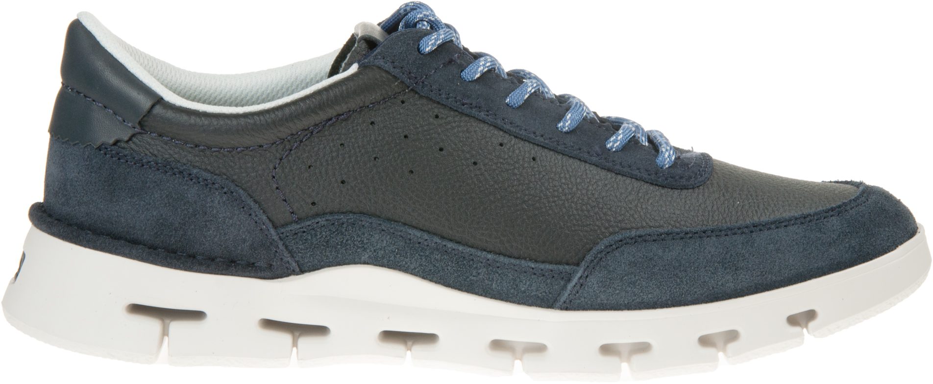 Clarks Nature X One Navy Combi 26165998 - Casual Shoes - Humphries Shoes