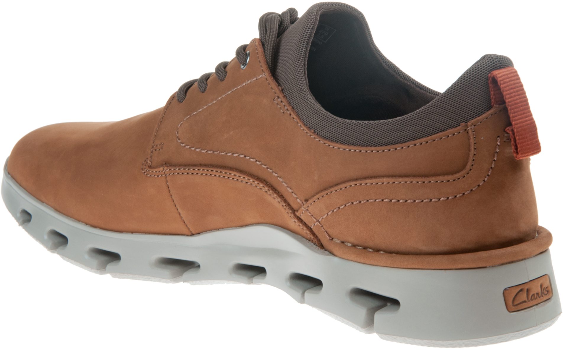 Clarks Nature X Two Dark Tan Nubuck 26164773 - Casual Shoes - Humphries ...