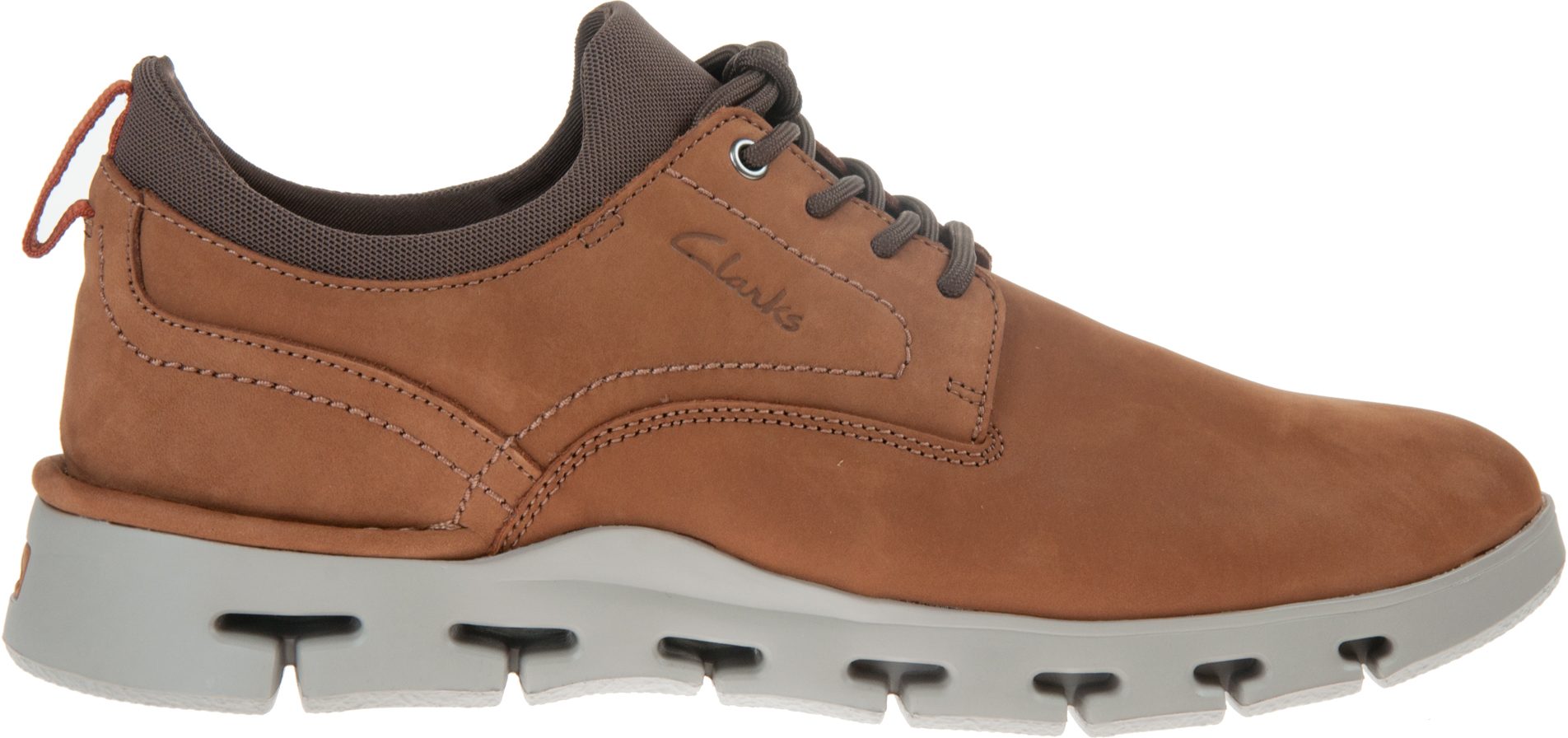 Clarks Nature X Two Dark Tan Nubuck 26164773 - Casual Shoes - Humphries ...