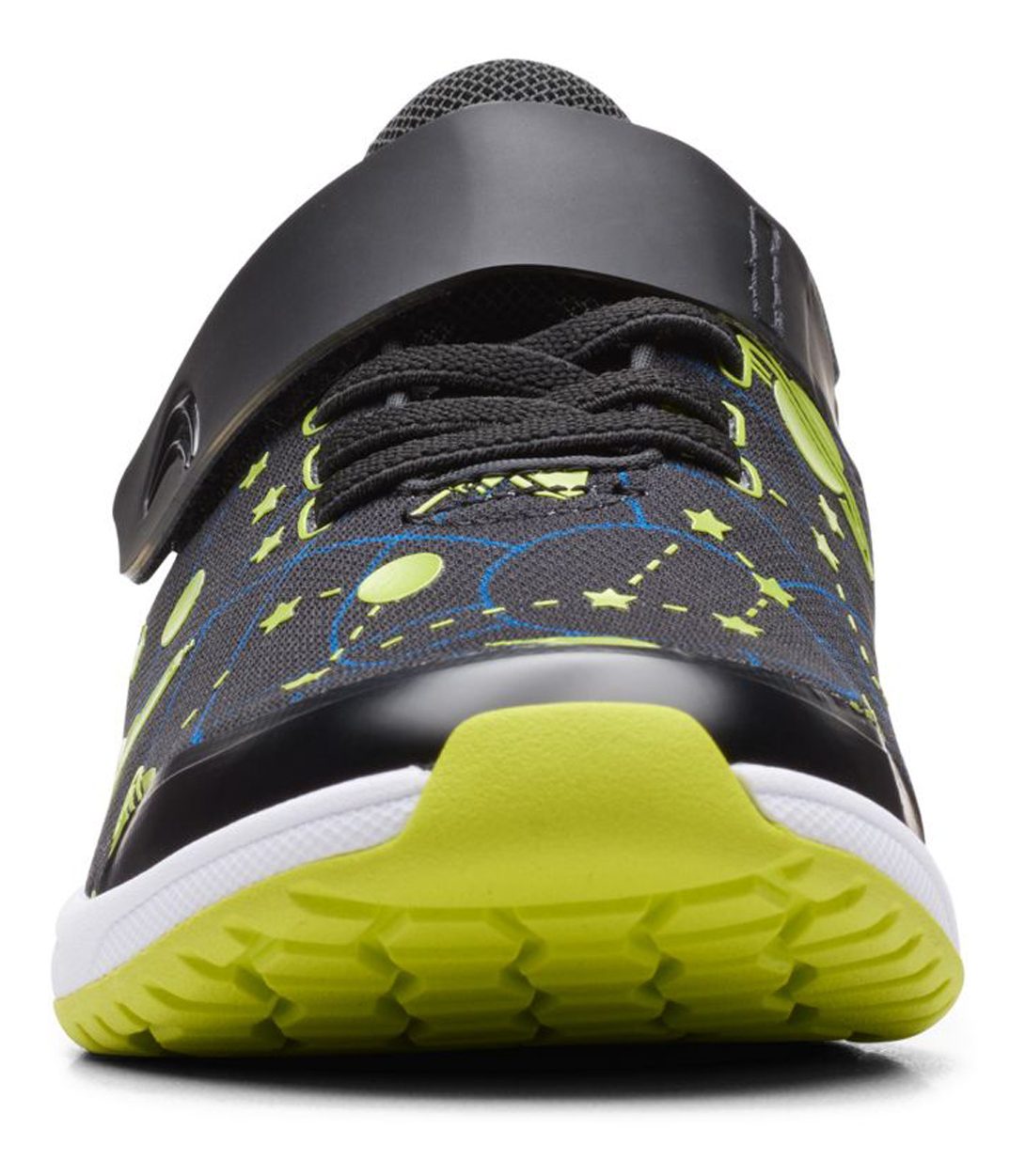 Clarks Aeon Cosmo Older Black / Green 26166344 - Boys Trainers ...