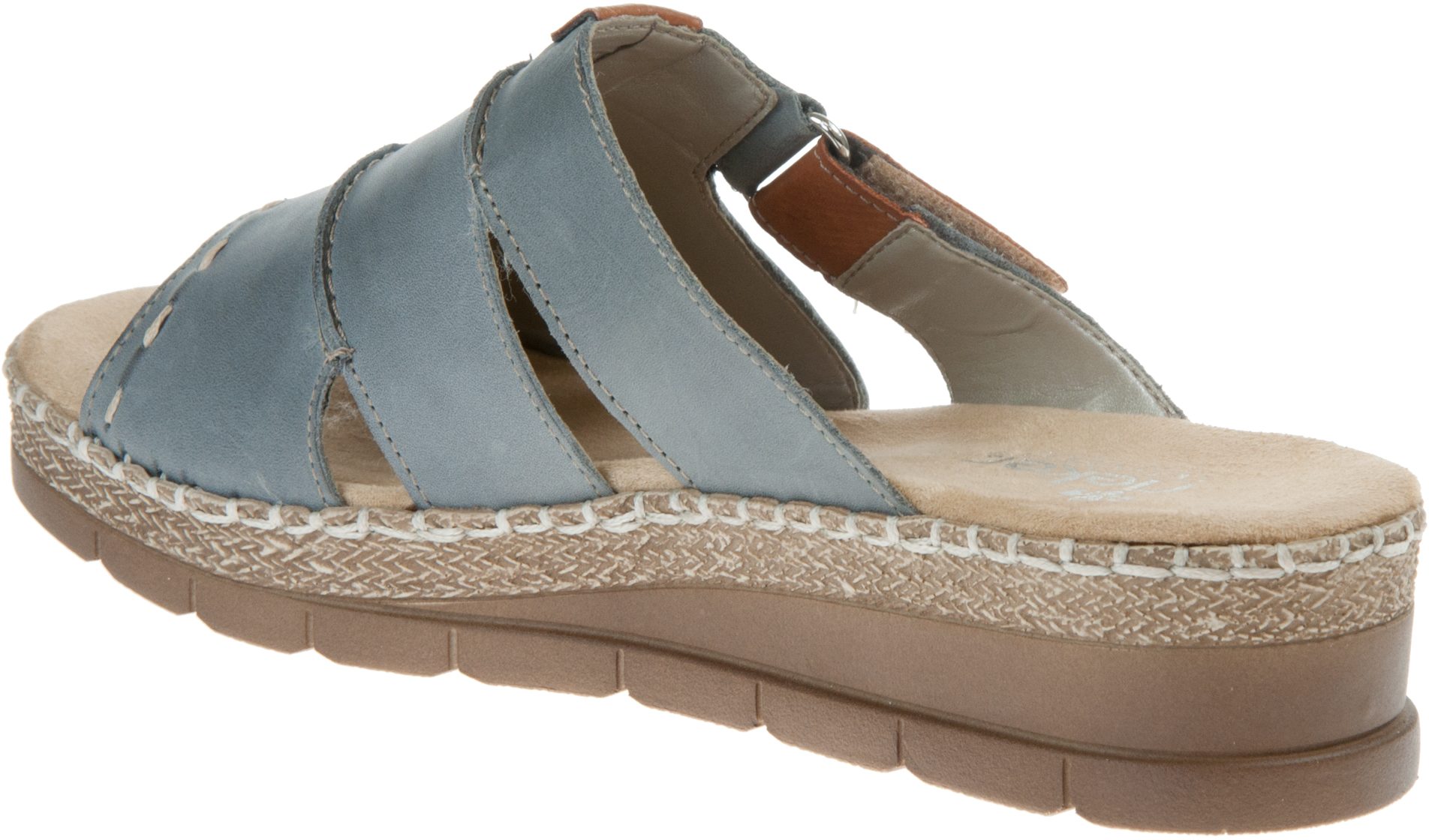 Rieker Regina Azure V1253-12 - Mule Sandals - Humphries Shoes