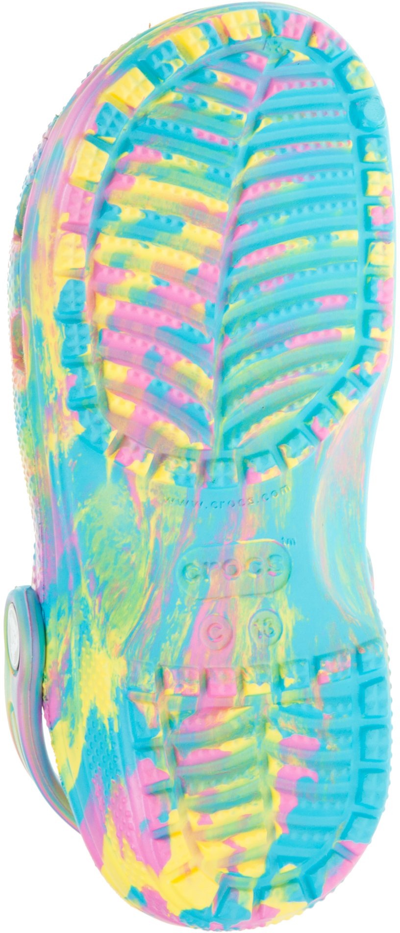 Crocs Kids Classic Clog Digital Aqua / Multi Marbled 206838/207464-4SM ...