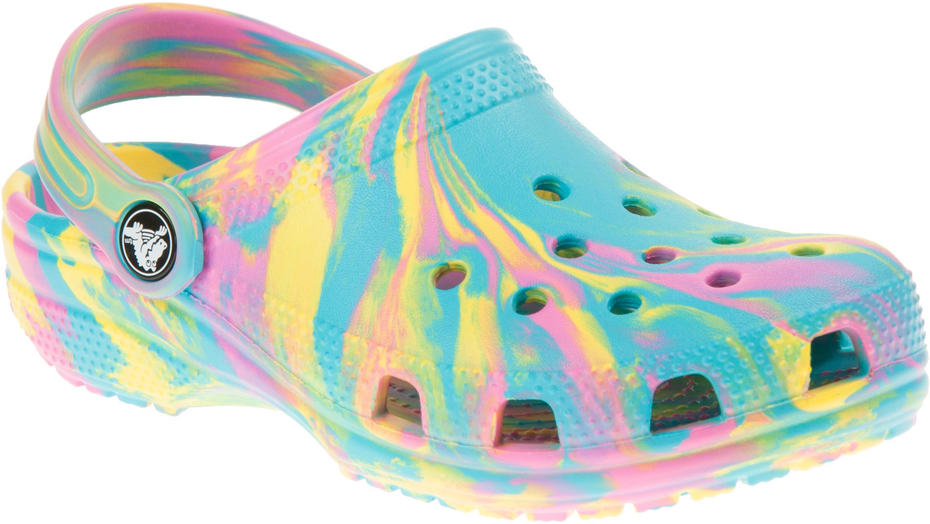 Crocs Kids Classic Clog Digital Aqua / Multi Marbled 206838/207464-4SM ...