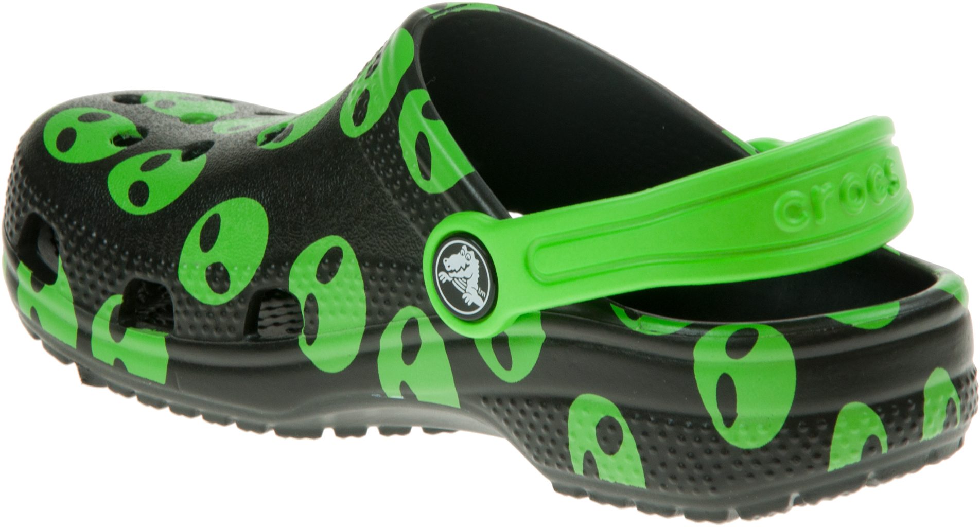 Crocs Kids Classic Clog Black Alien 207599-001 - Boys Shoes - Humphries ...