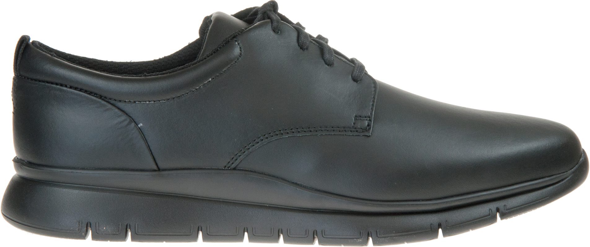 Clarks LT Tie Black Leather 26166844 - Formal Shoes - Humphries Shoes