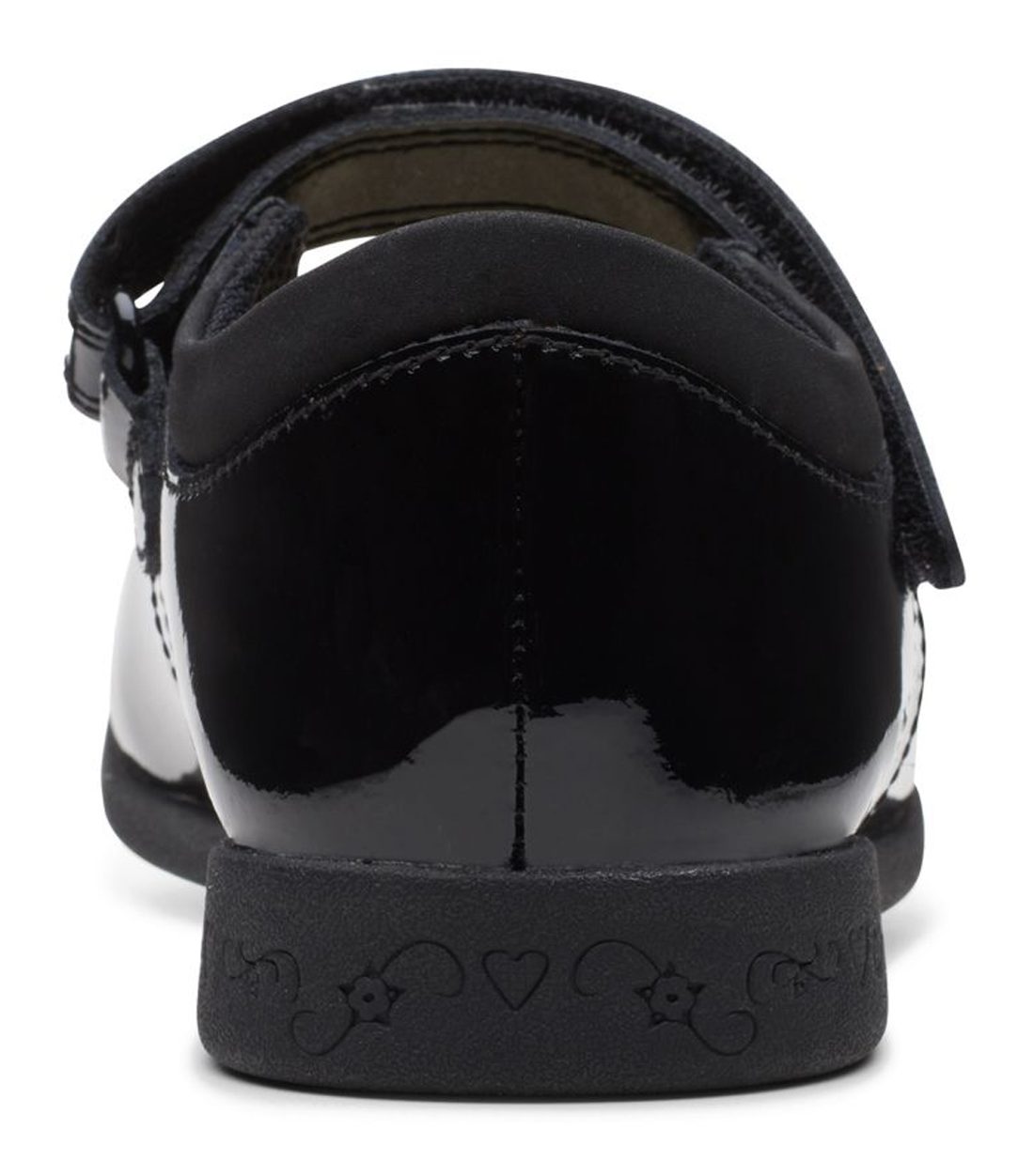 Clarks Magic Step Bar Kid Black Patent 26169709 - Girls School Shoes ...