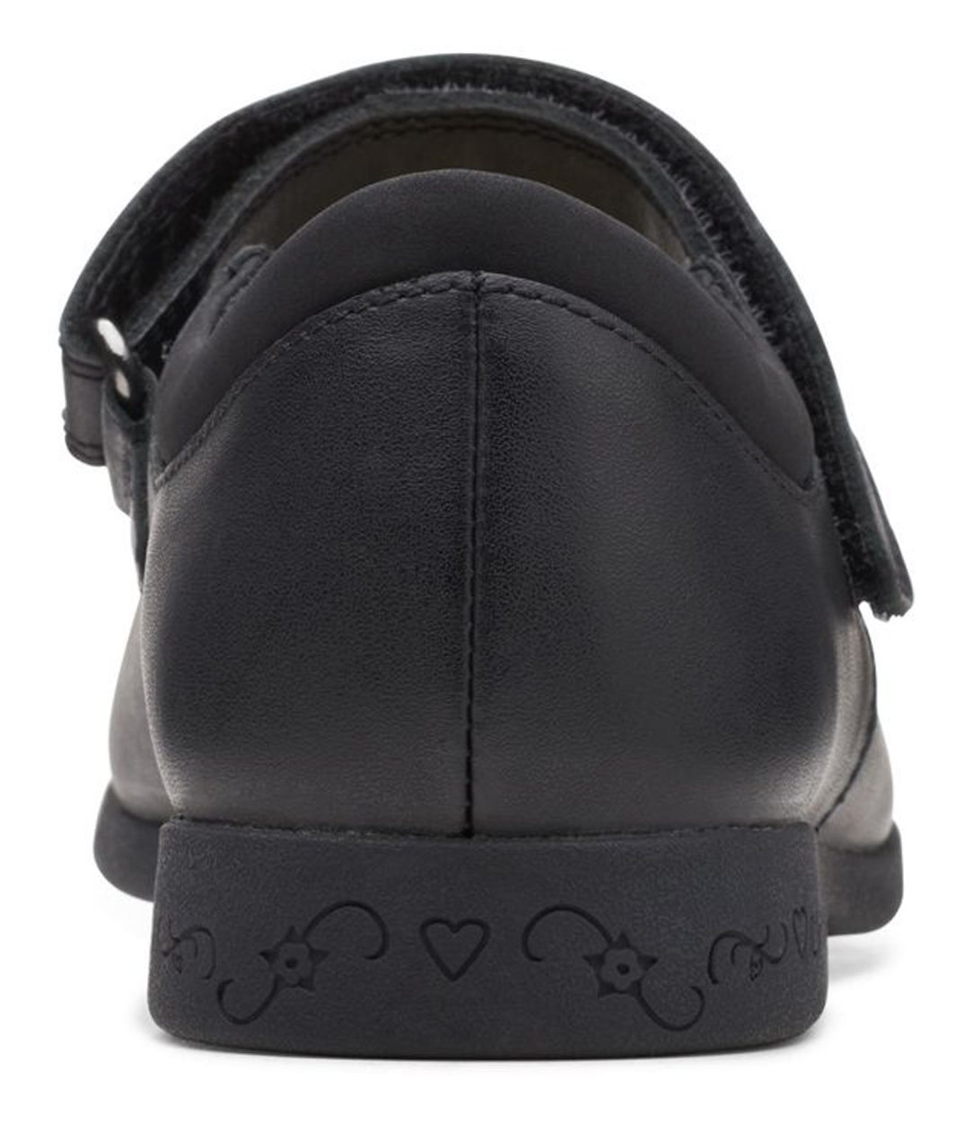 Clarks Magic Step Bar Older Black Leather 26169705 - Girls School Shoes ...