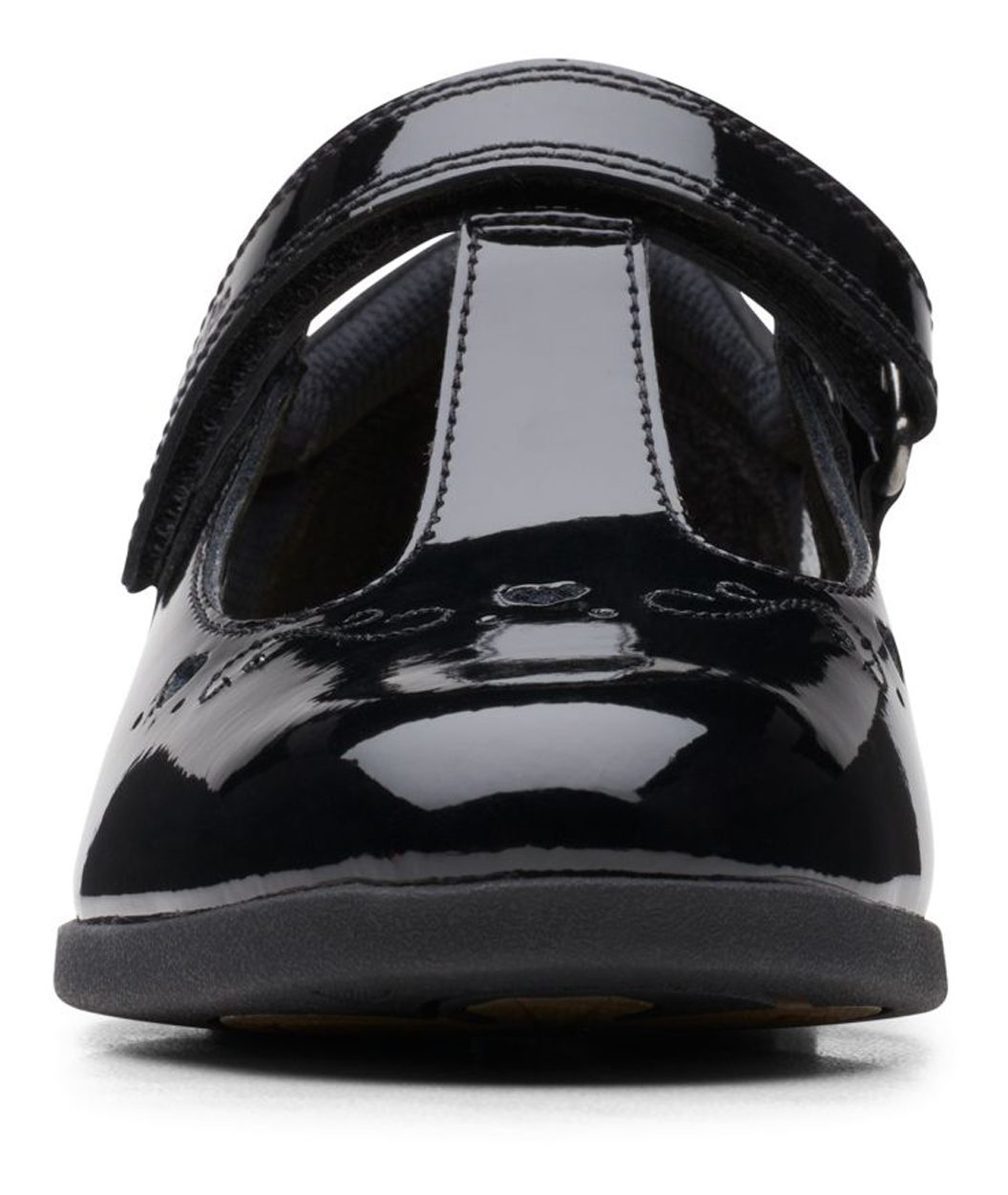 Clarks Magic Step Lo Older Black Patent 26169452 - Girls School Shoes ...