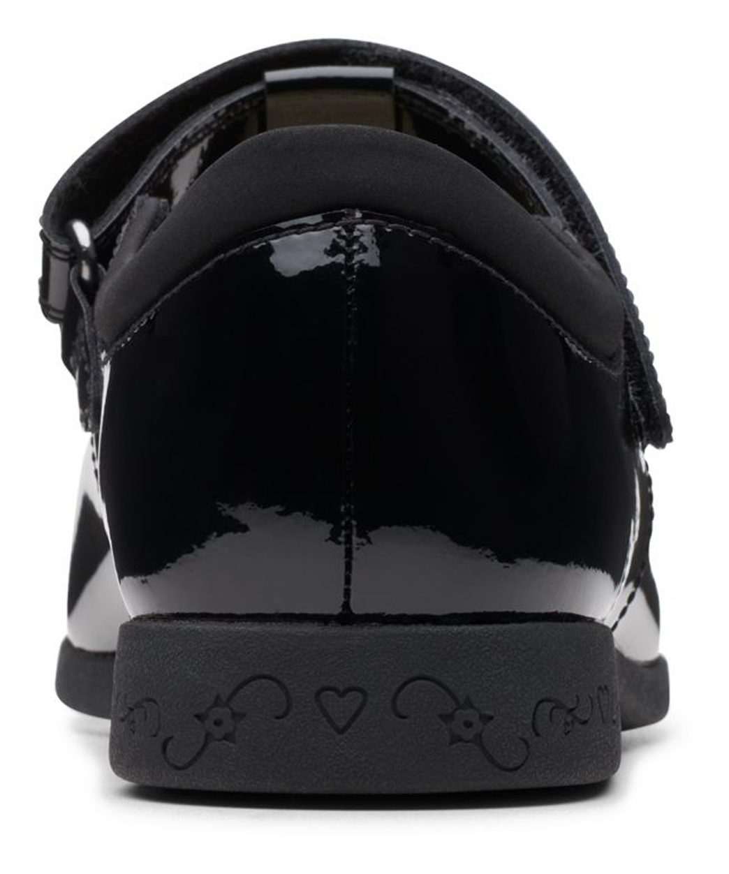 Clarks Magic Step Lo Older Black Patent 26169452 - Girls School Shoes ...