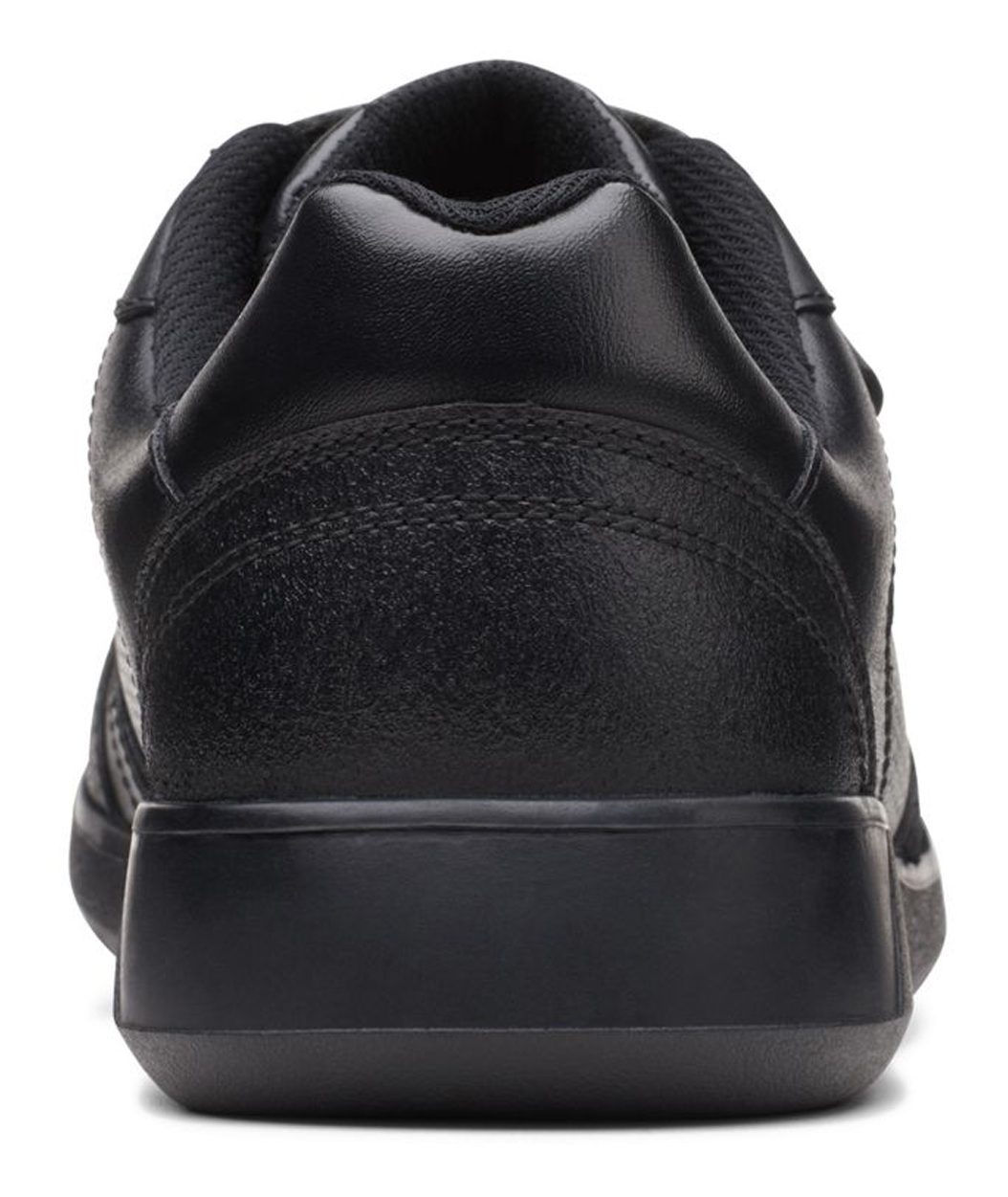 Clarks Scape Bright Youth Black Leather 26169193 - Boys School Shoes ...