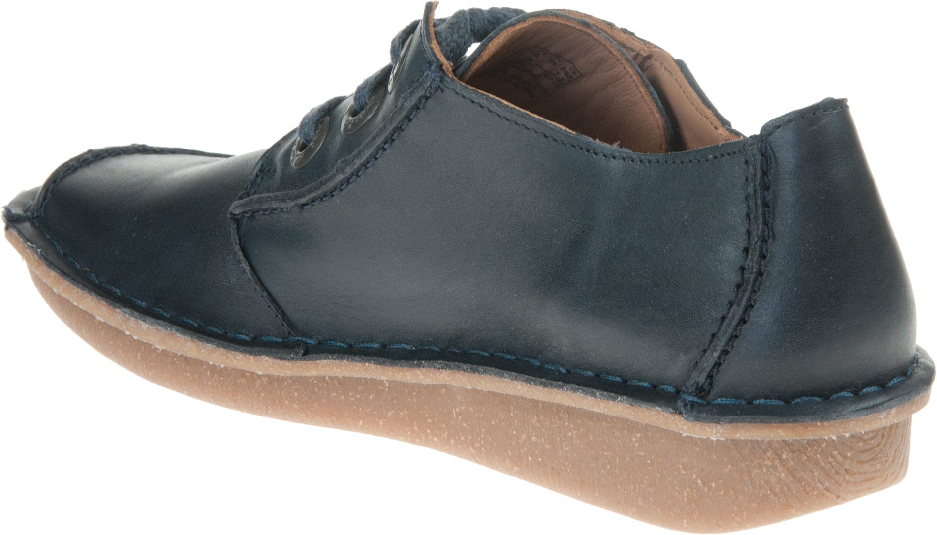 Clarks Funny Dream Navy Leather 26166818 - Everyday Shoes - Humphries Shoes