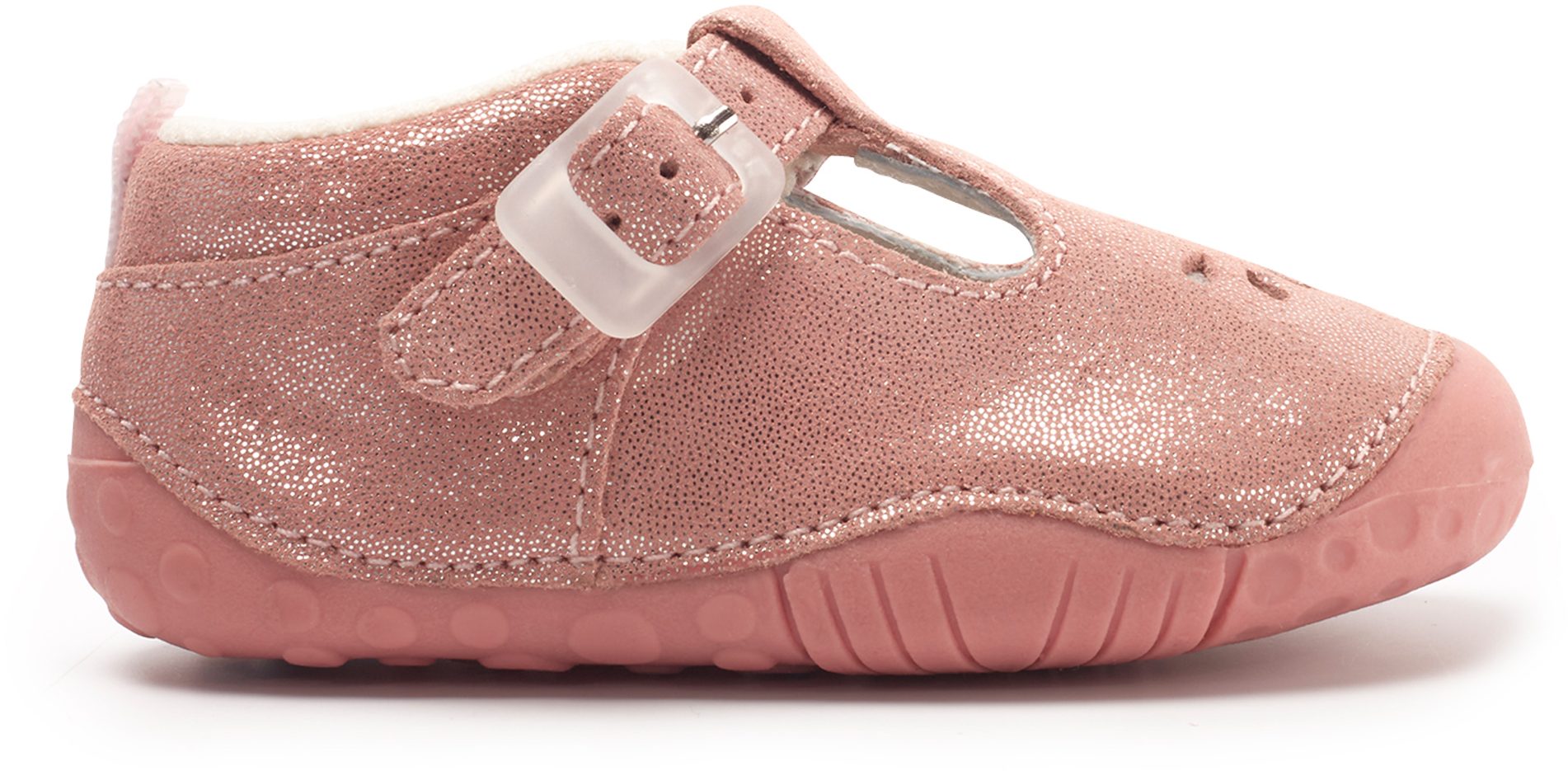 Start-Rite Baby Bubble Dusty Coral Glitter Suede 0773_16 - Girls Shoes ...