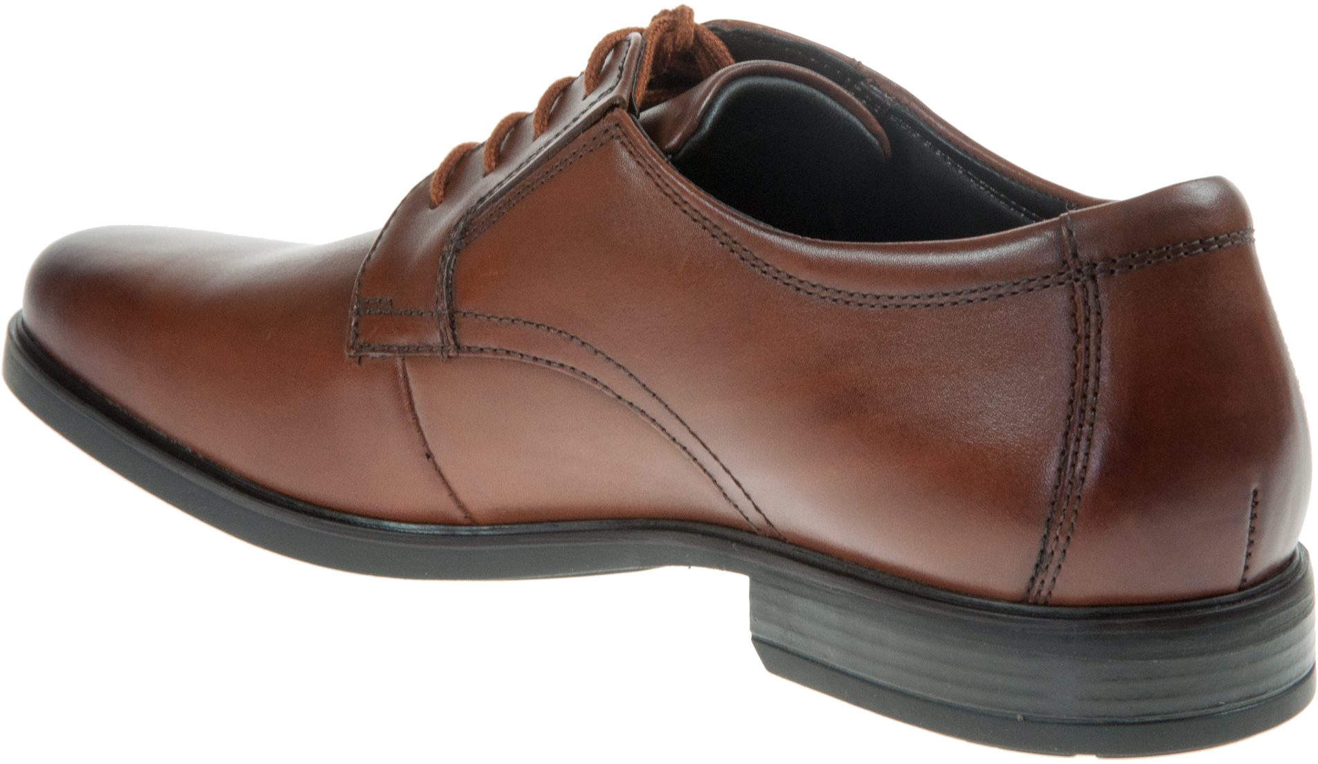 Clarks Howard Walk Dark Tan Leather 26162017 - Formal Shoes - Humphries ...