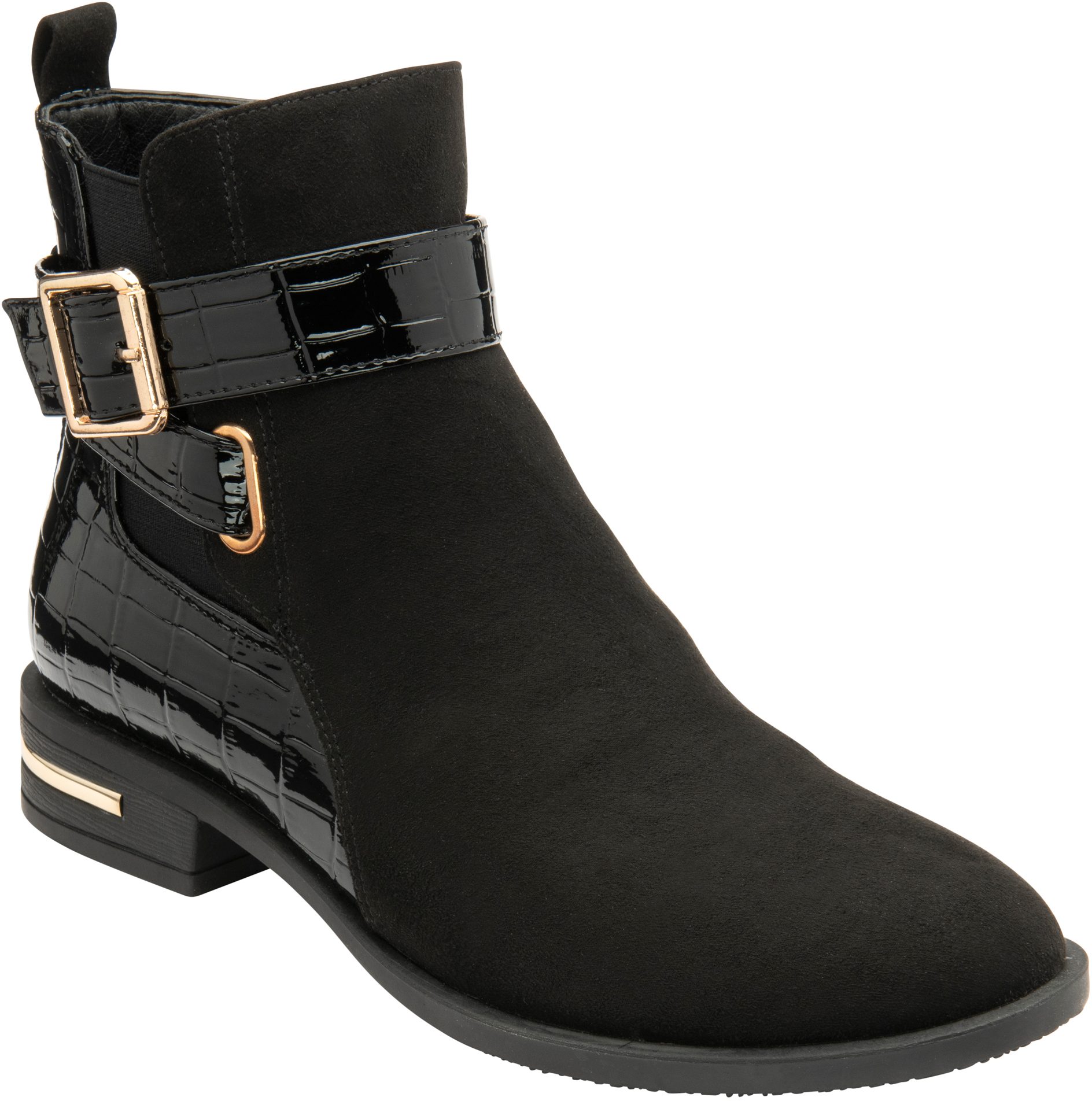 Lotus Laurel Black / Black Croc ULB290BZ - Ankle Boots - Humphries Shoes