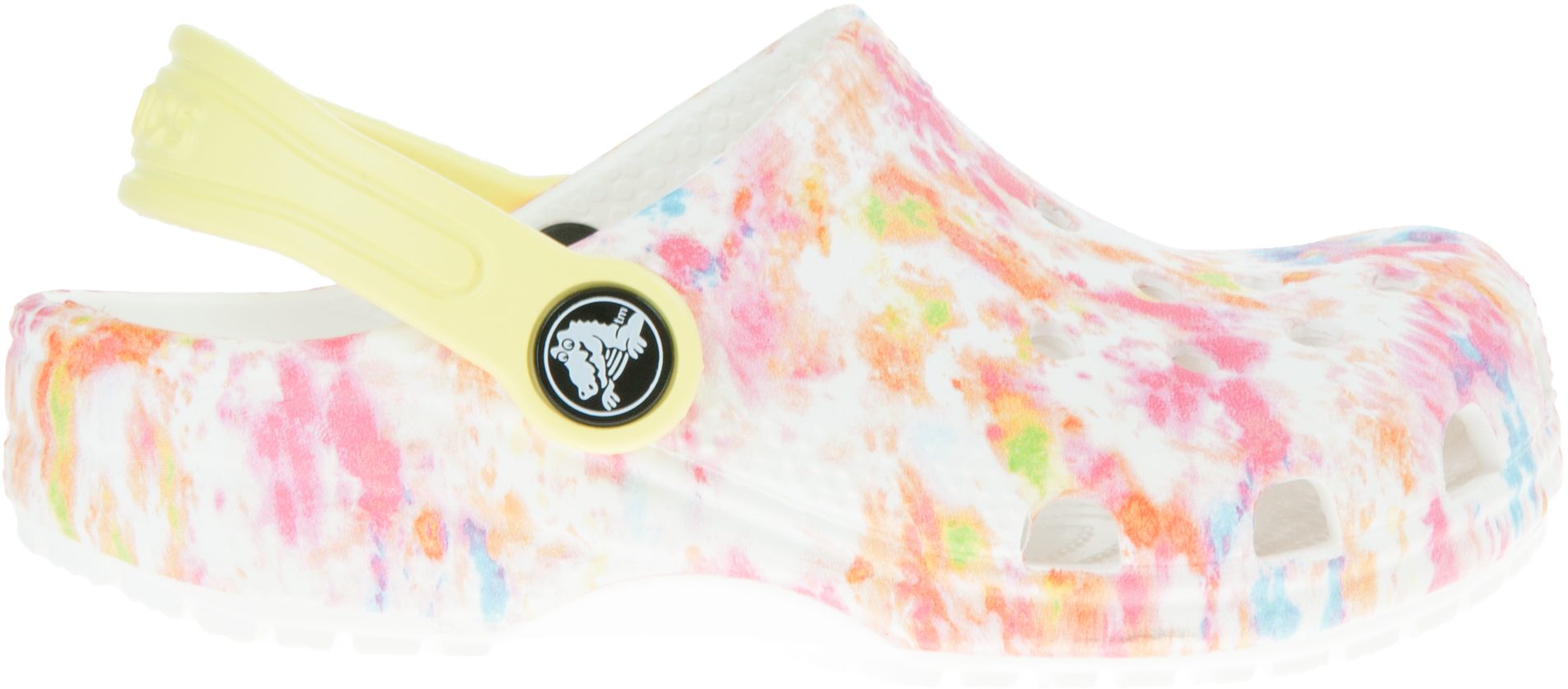 Crocs Classic Tie Dye Graphic Toddler Orange Zing 206994-83B - Girls ...