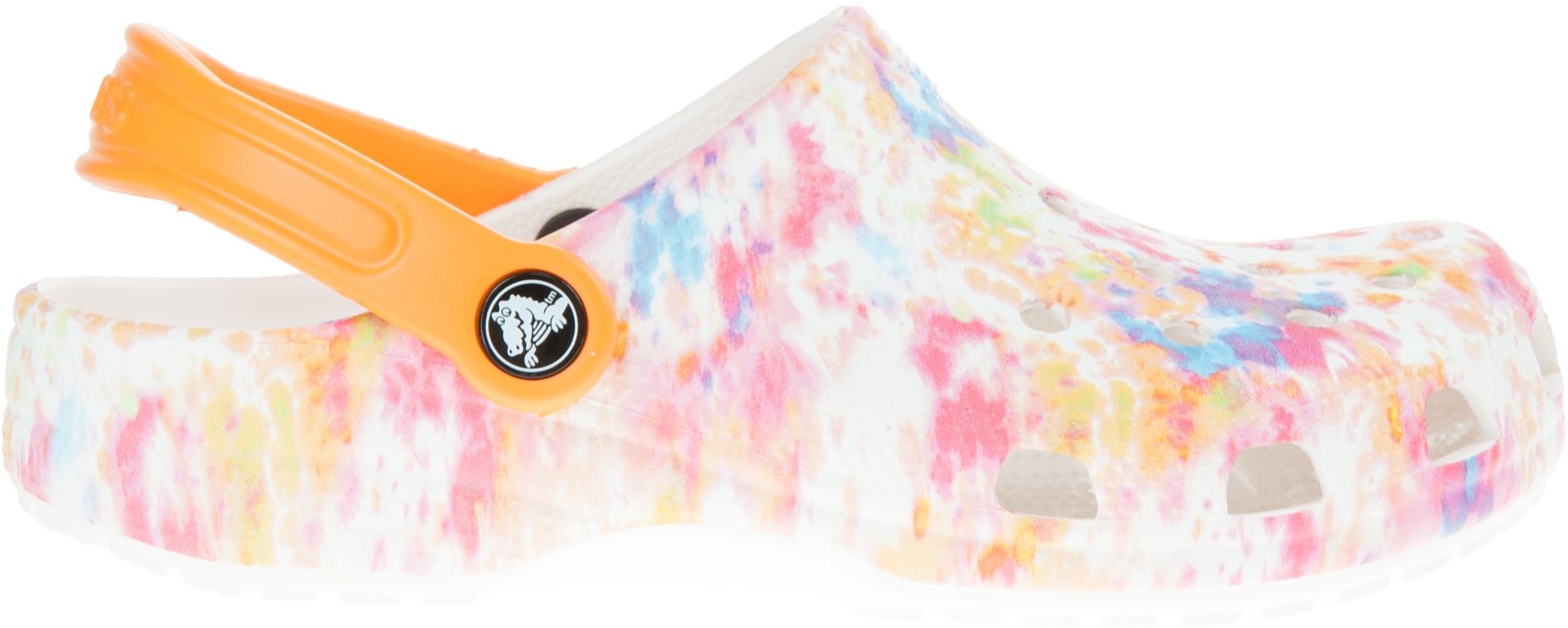 Crocs Classic Tie Dye Graphic Kid Orange Zing 206995-83B - Girls ...
