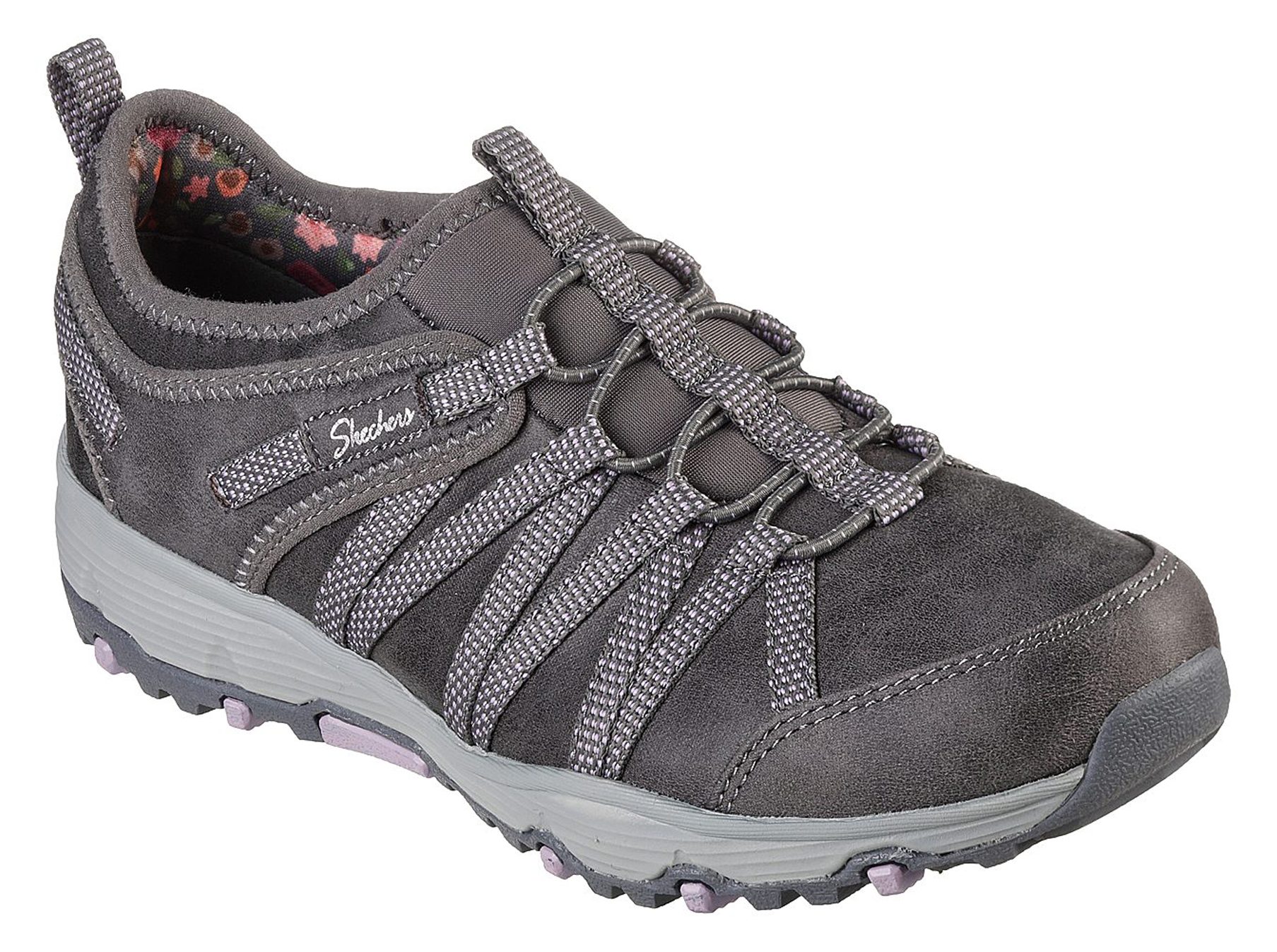 Skechers 158420 Flowerette Charcoal 158420 CCL - Womens Trainers ...
