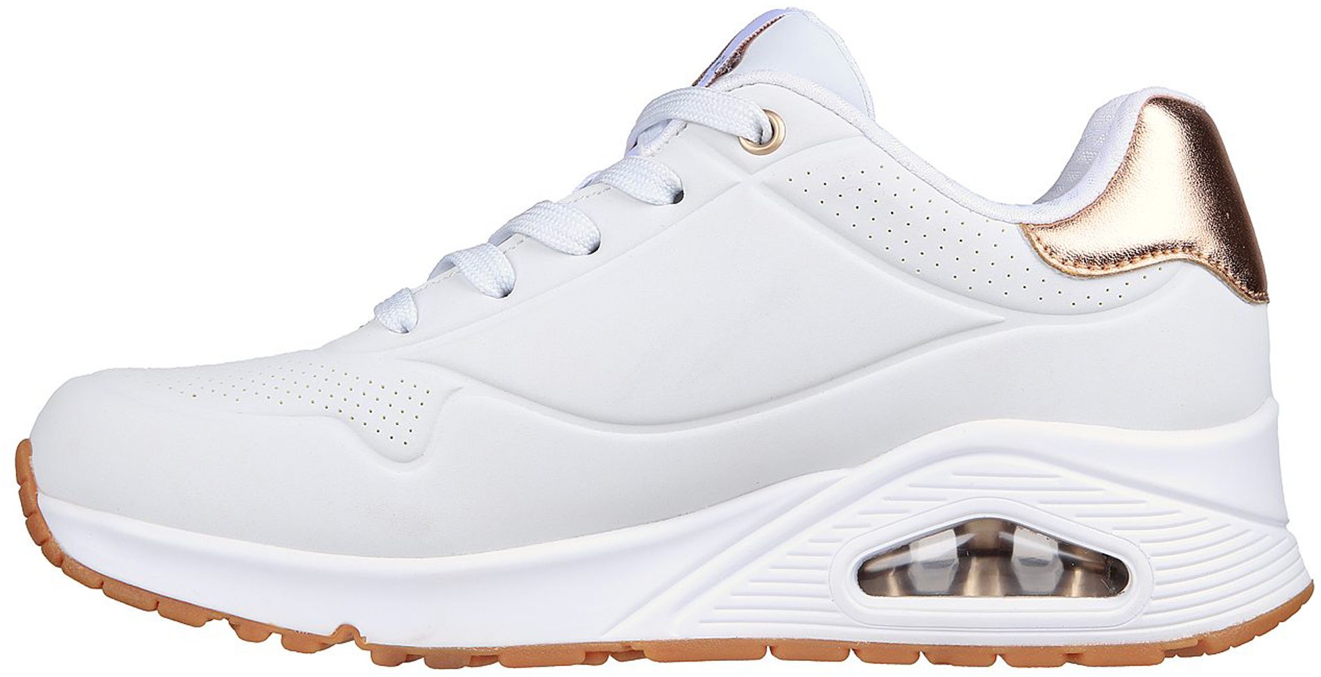 Skechers Uno Golden Air White 177094 Wht Womens Trainers Humphries Shoes